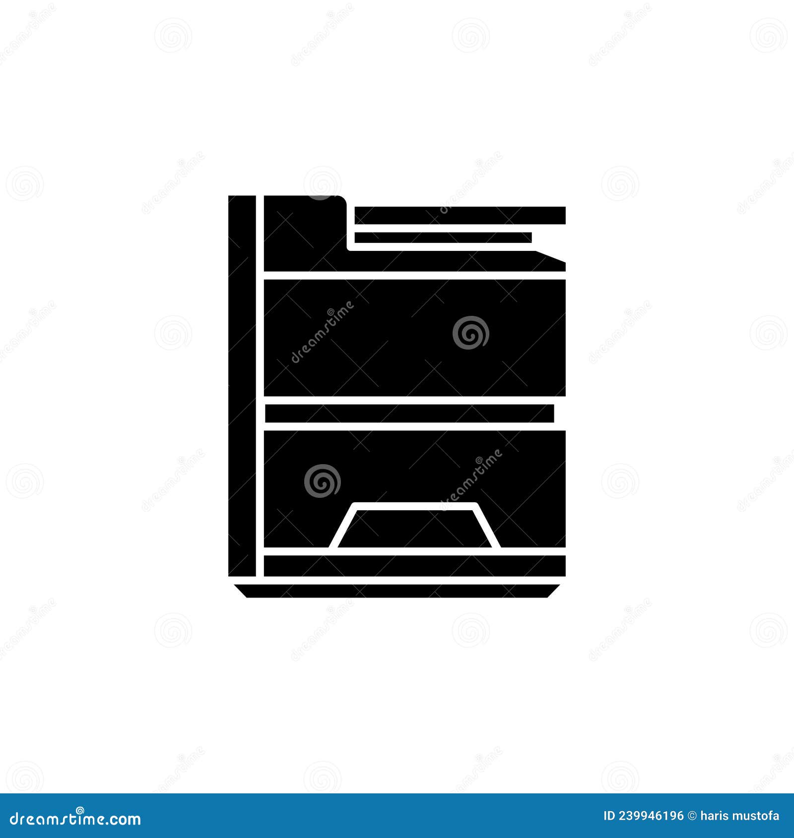 Photocopy Machine Icon Design Template Vector Isolated Stock Vector ...