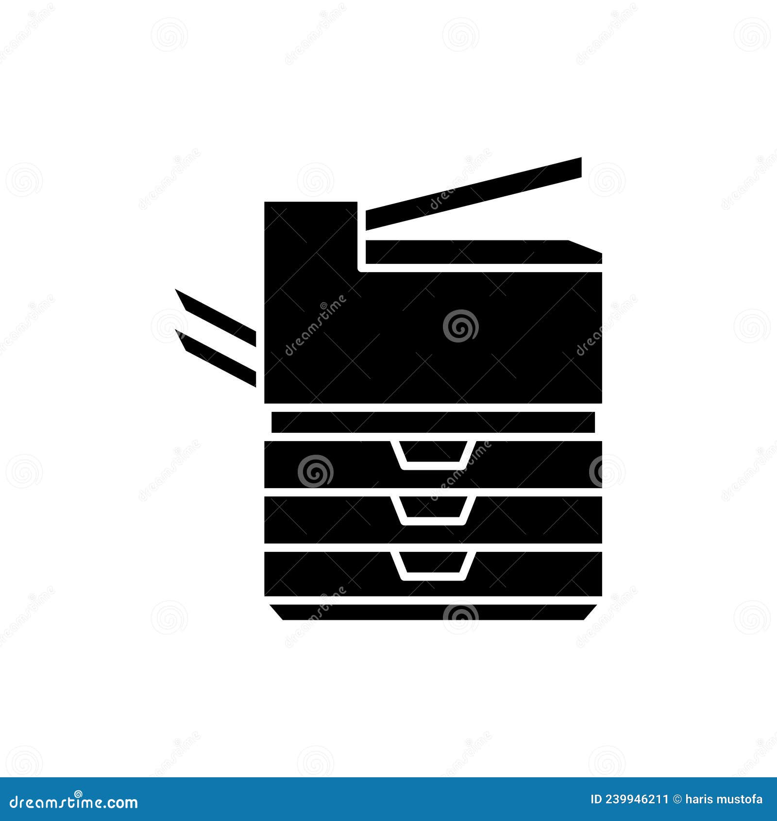 Photocopy Machine Icon Design Template Vector Isolated Stock Vector ...