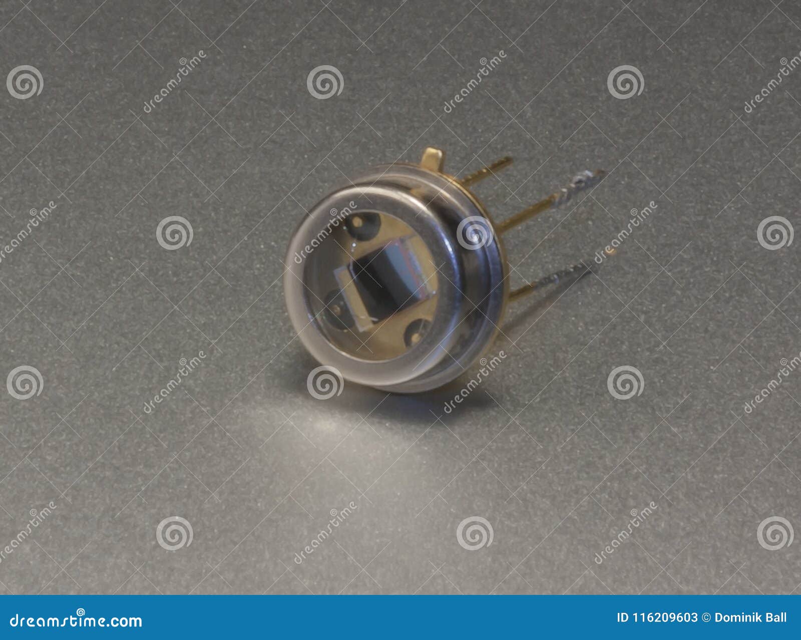 Photodiode High Sensivity Dual Chip Stock Image - Image of electronic ...