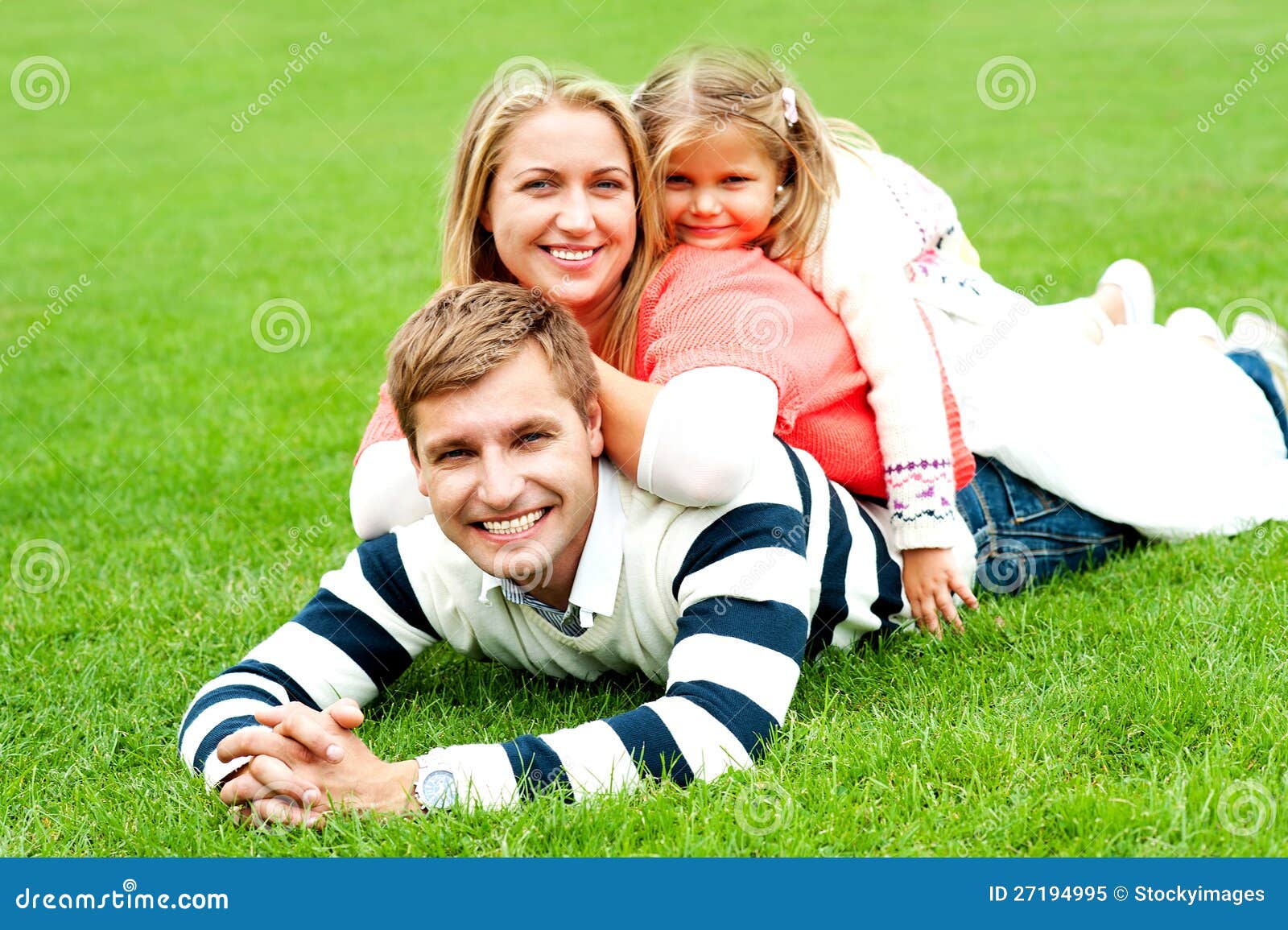 Photogenic family of three stock image. Image of adult - 27194995