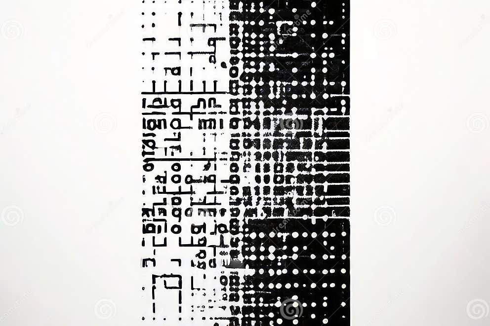 Photogram Matrix Code Photogram Overlays with Matrixng Stock ...