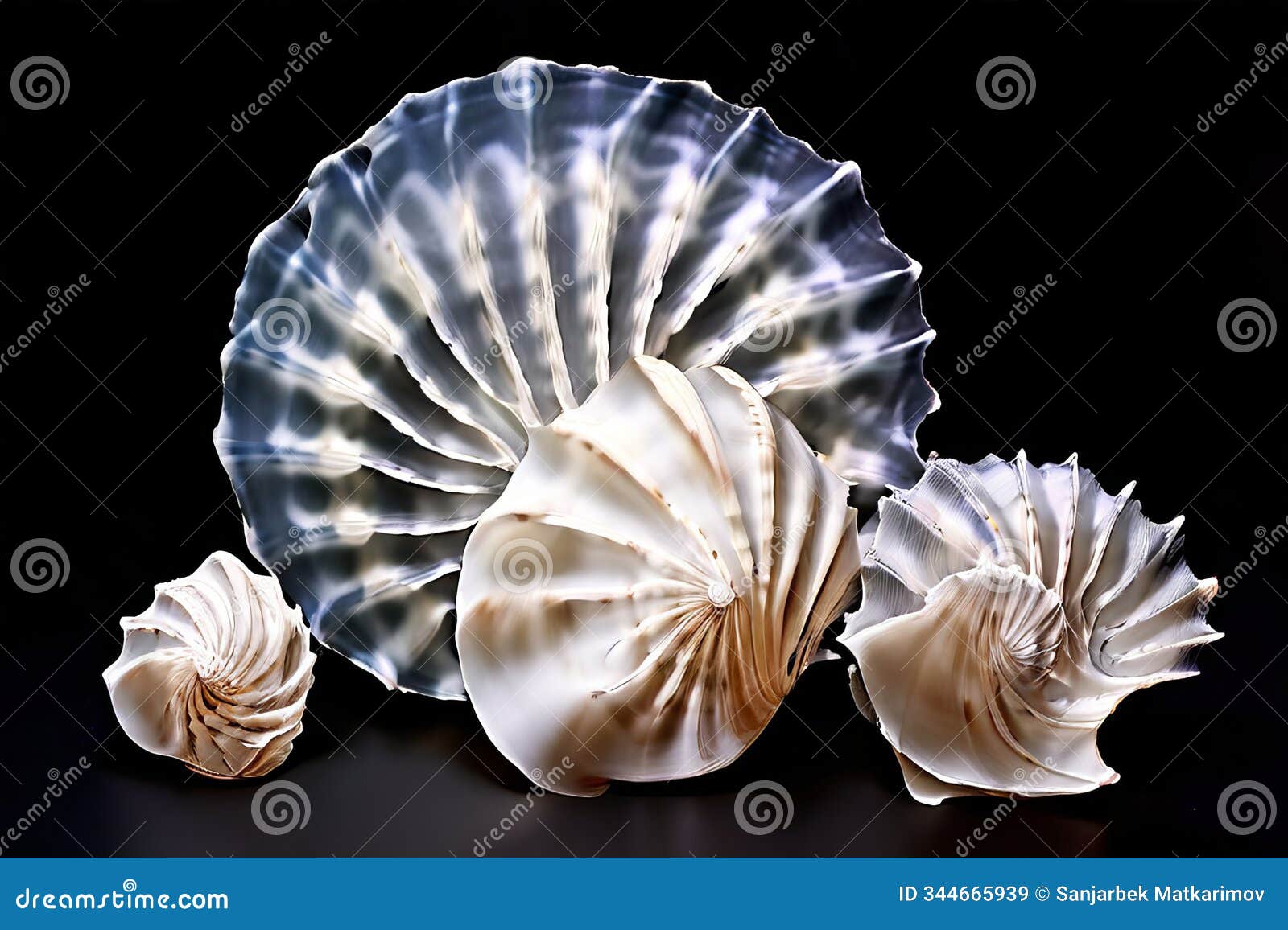 Photogram Of Seashells A Photogram Of Seashells Creating A Shado ...