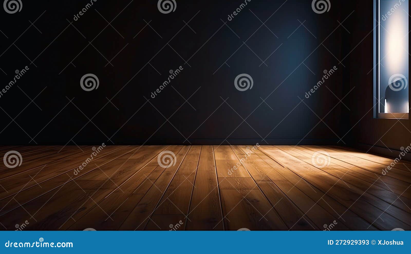 Contrasting Elements Beautiful Chiaroscuro on an Empty Dark Wall and ...