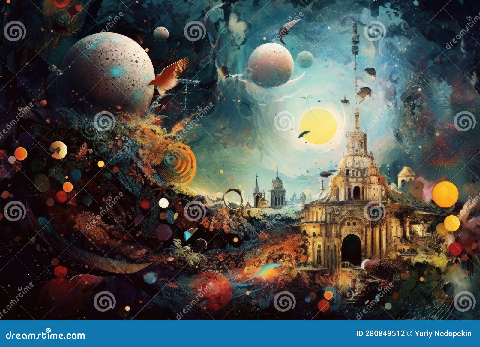 Mesmerizing and Ethereal Scene that Defies Imagination. Generative AI ...