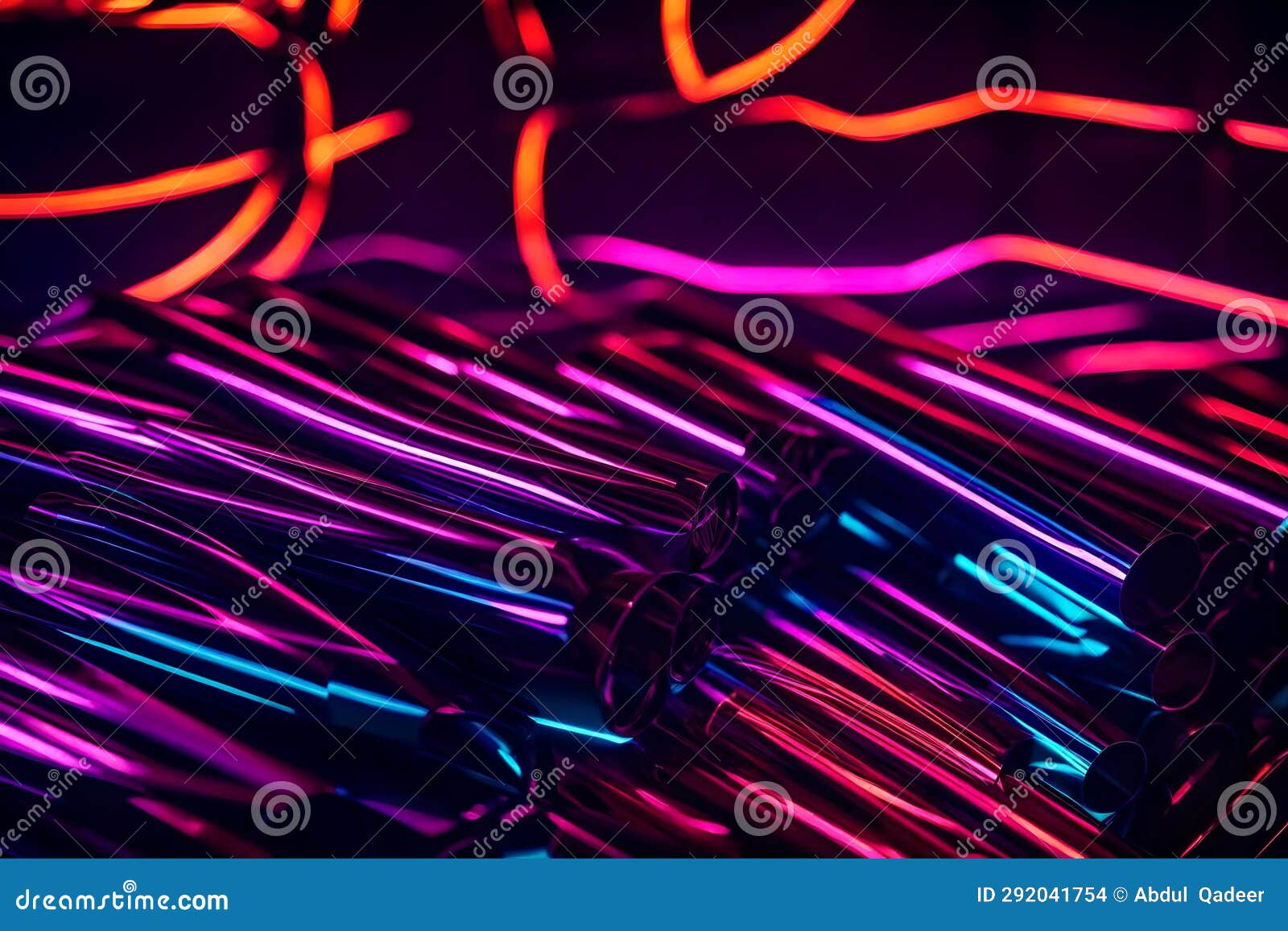 A Photograph Capturing the Bold Intertwining of Sleek Metallic Elements ...