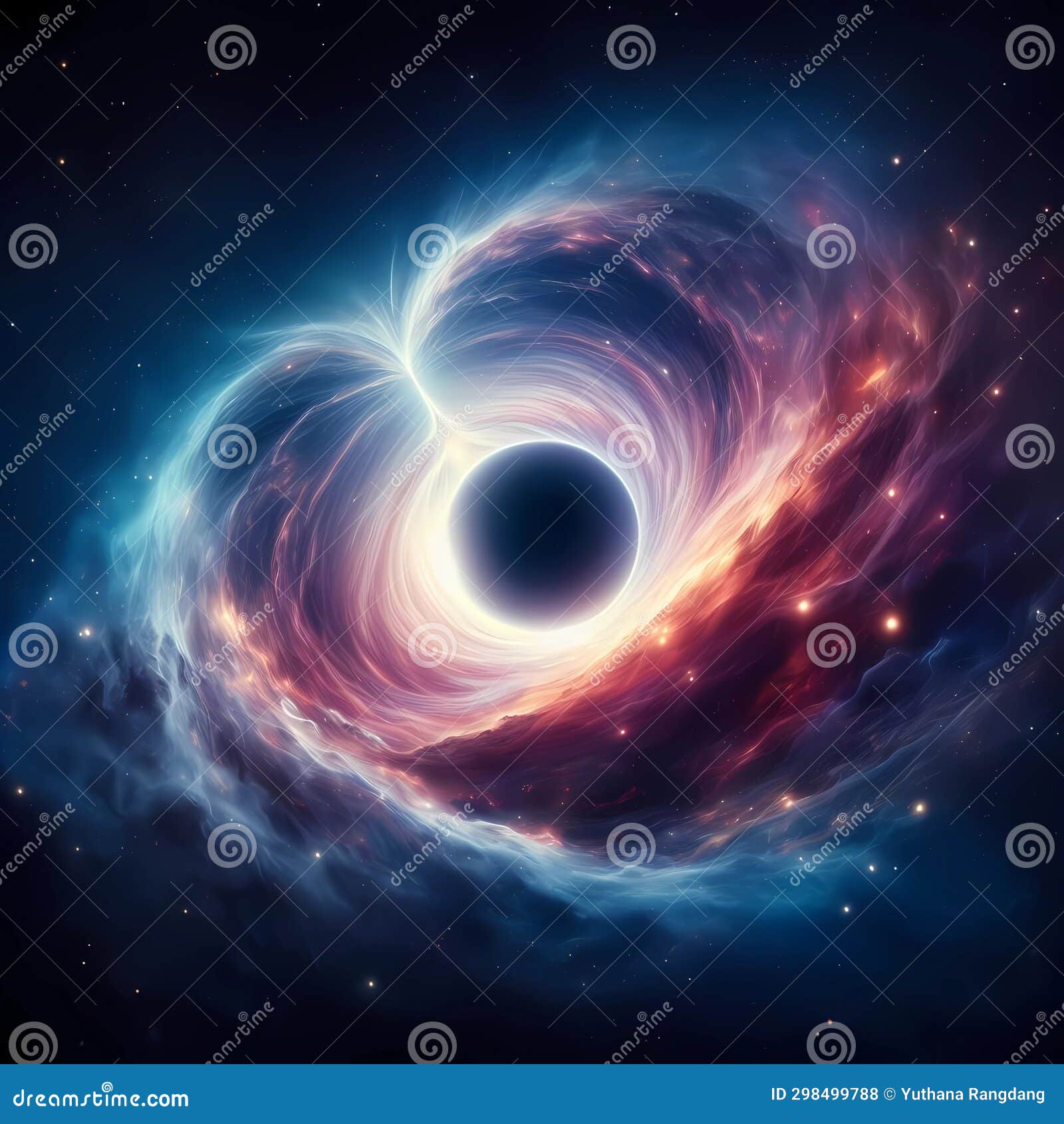 A Photograph Capturing the Mesmerizing Beauty of a Supernova. Stock ...