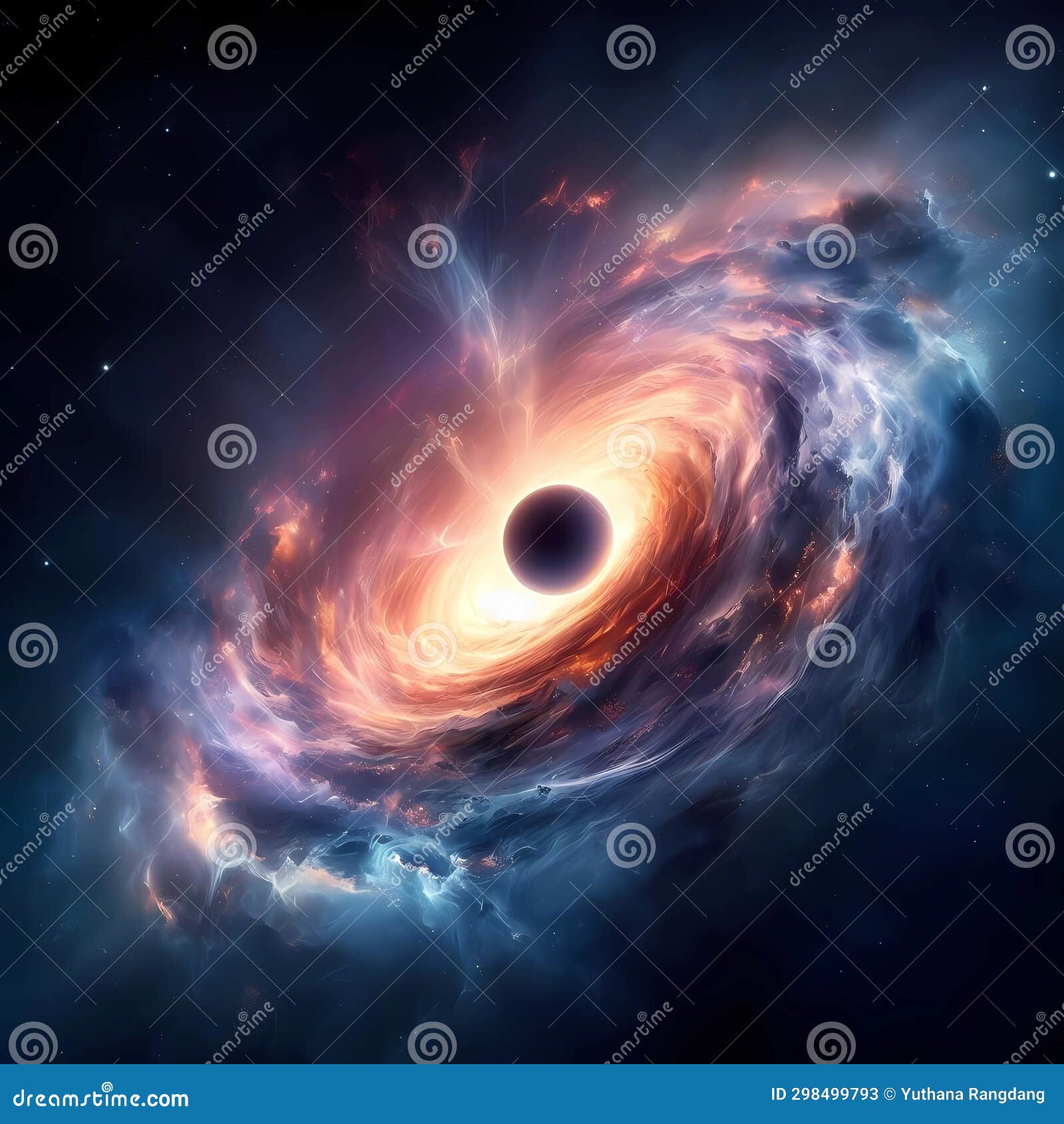 A Photograph Capturing the Mesmerizing Beauty of a Supernova. Stock ...