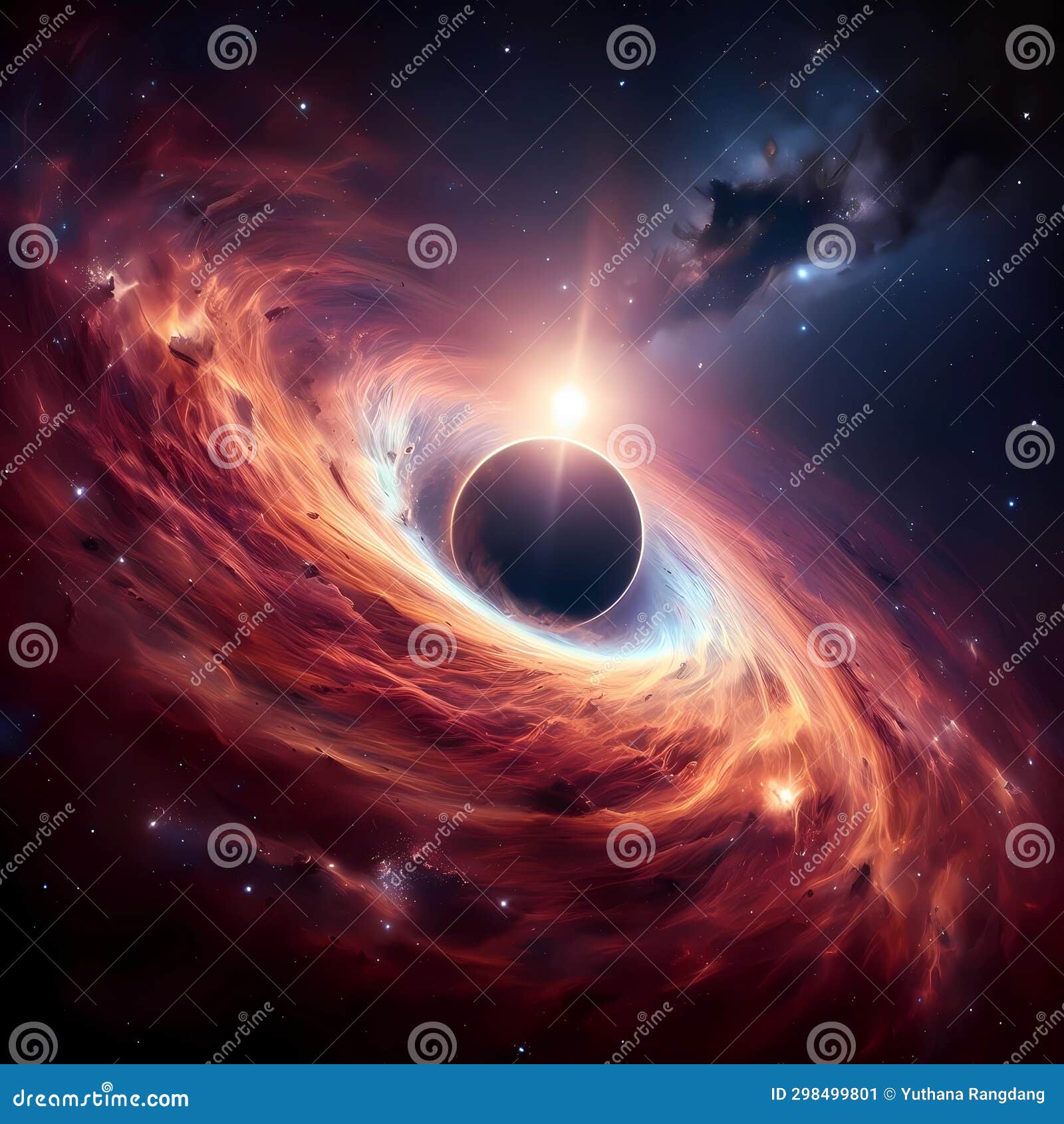 A Photograph Capturing the Mesmerizing Beauty of a Supernova. Stock ...