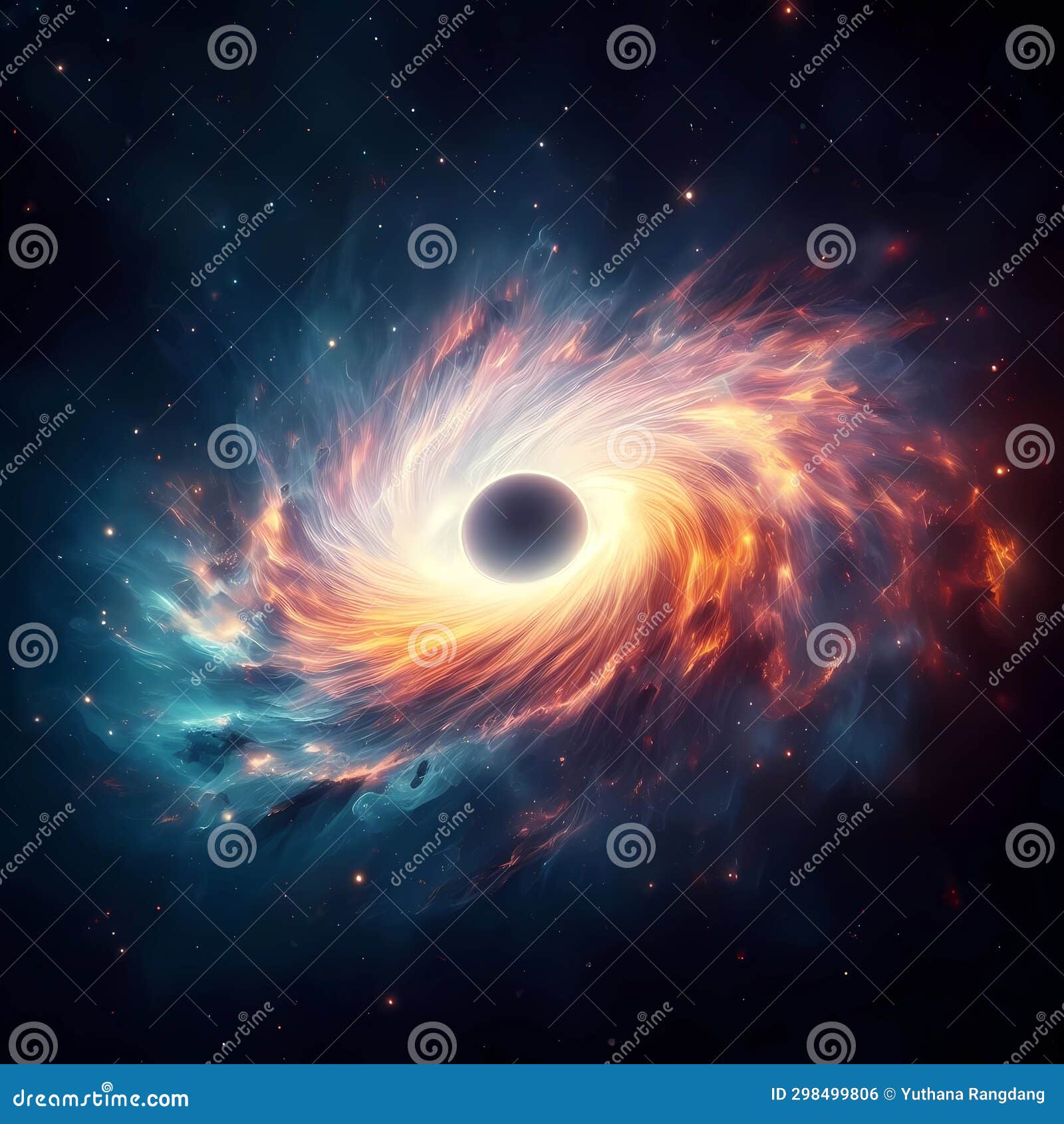 A Photograph Capturing the Mesmerizing Beauty of a Supernova. Stock ...