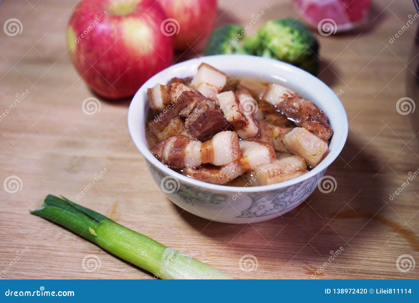 Pork Stewed in Traditional Techniques Stock Photo - Image of techniques ...