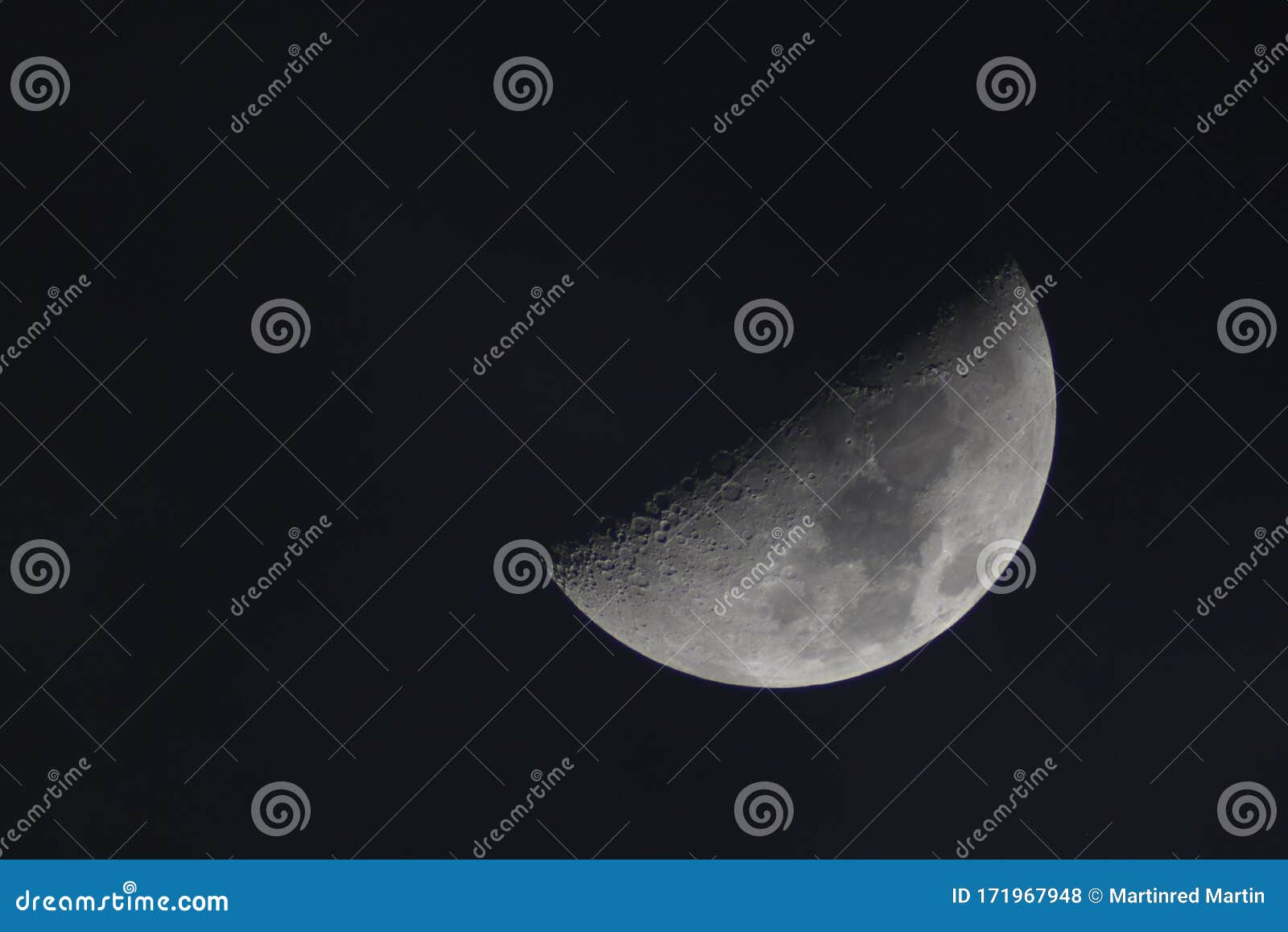 Photograph of the Crescent Moon Stock Photo - Image of astronomy ...