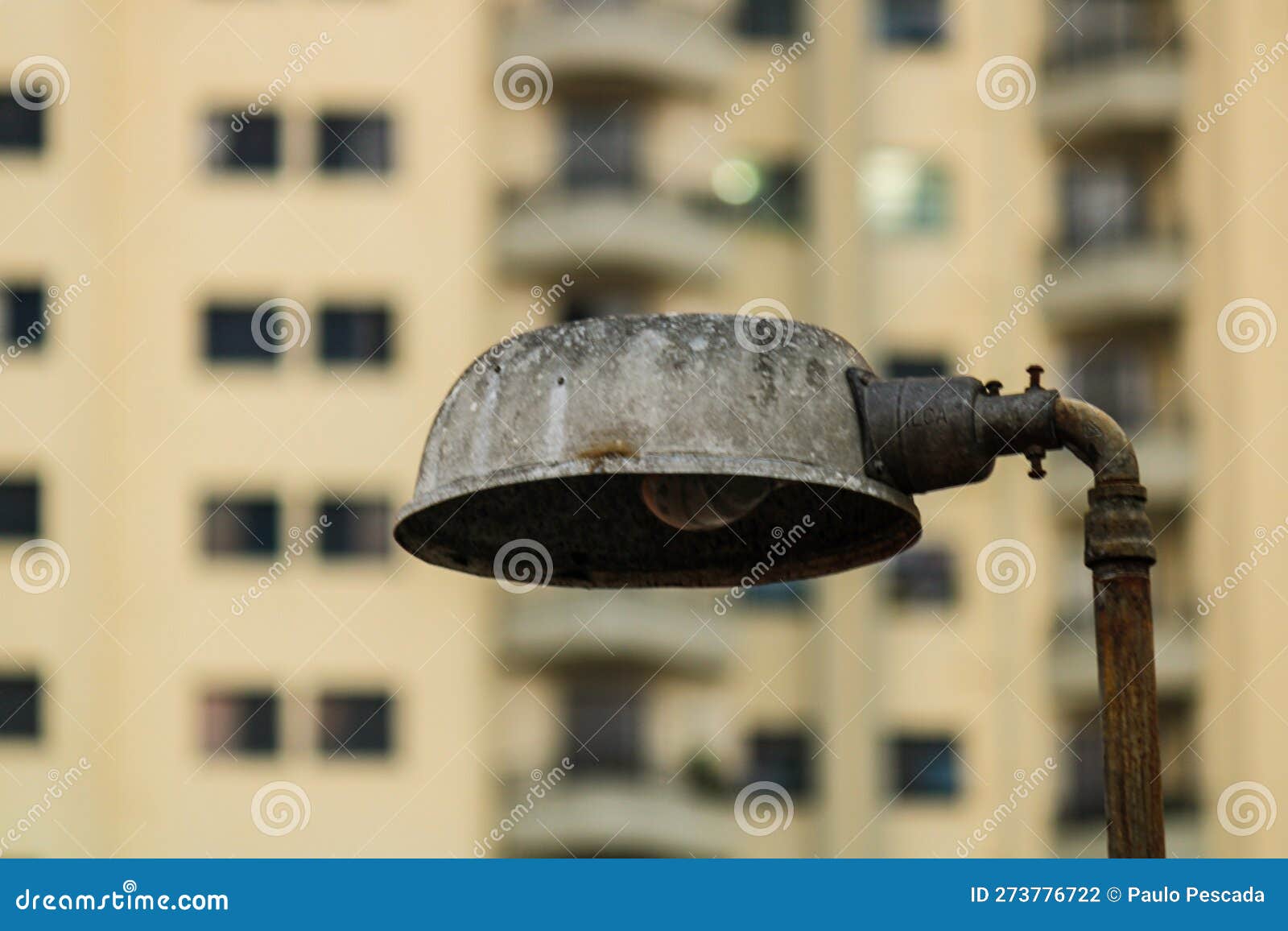 Candle Post with Building Background Editorial Photography - Image of ...