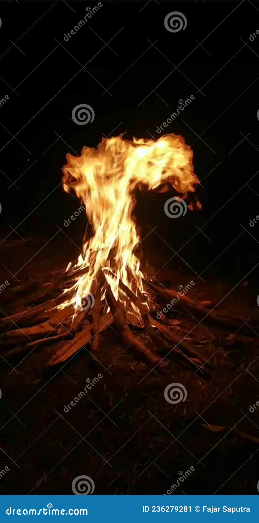 Photograph of Fire on a Cold Night Ever Stock Image - Image of cold ...
