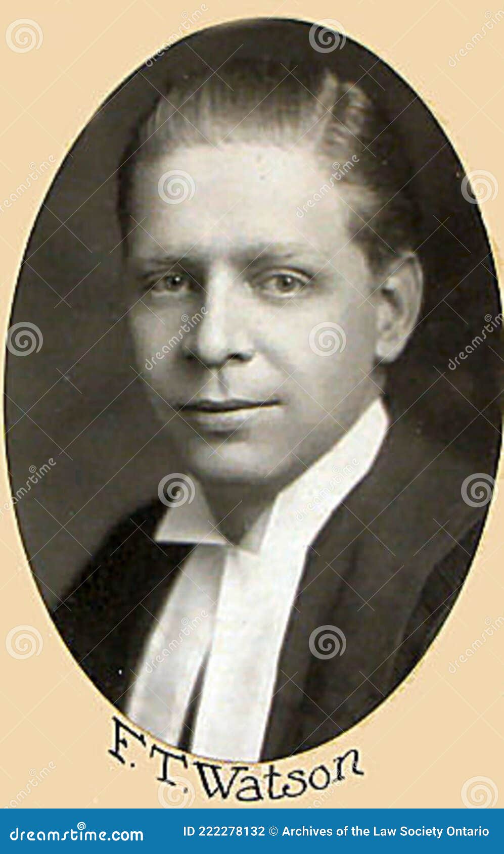 Photograph Of Frederick Thomas Watson (1901-1970) Picture. Image: 222278132