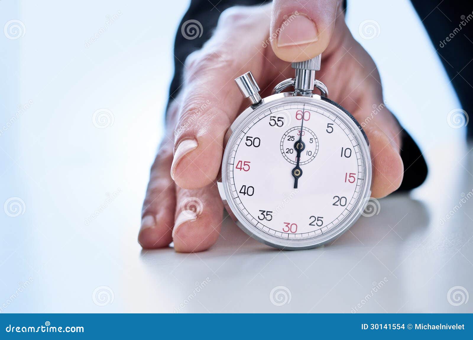 Human Hand Showing a Chronograph Stock Photo - Image of needle, project ...