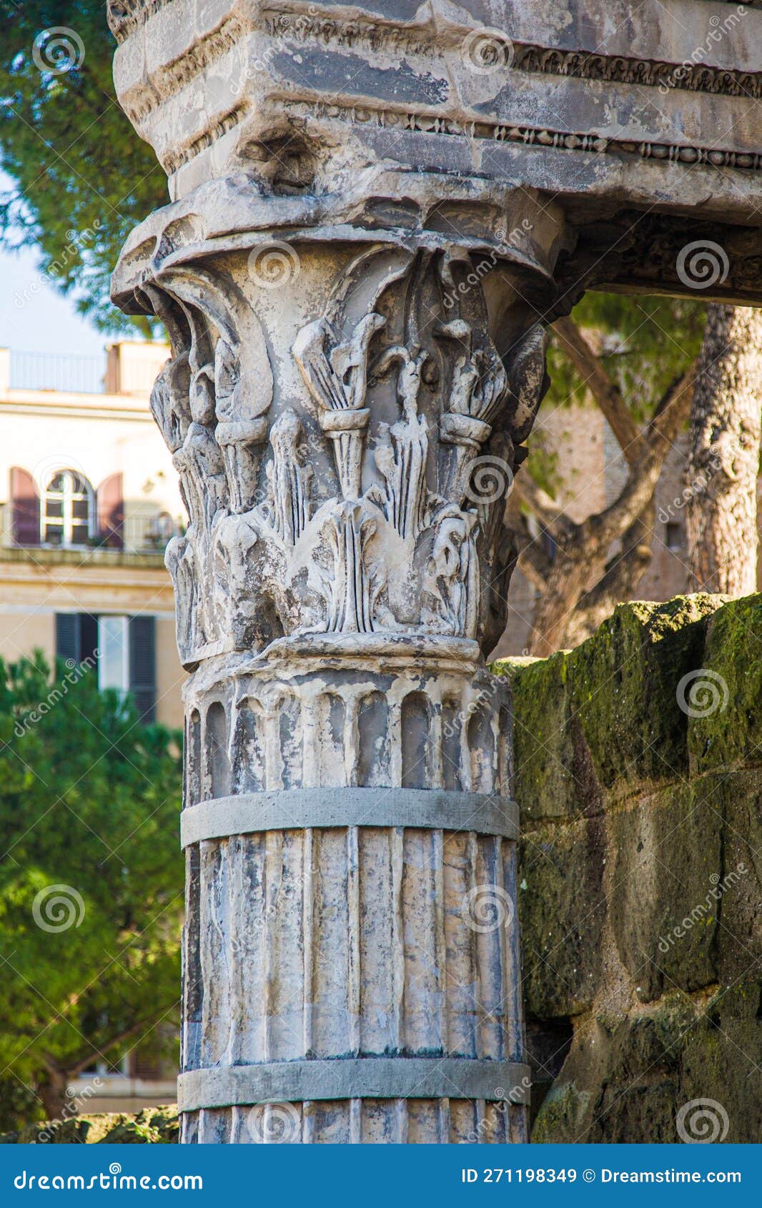 Photograph of Historic Roman Columns and Architecture Stock Image ...