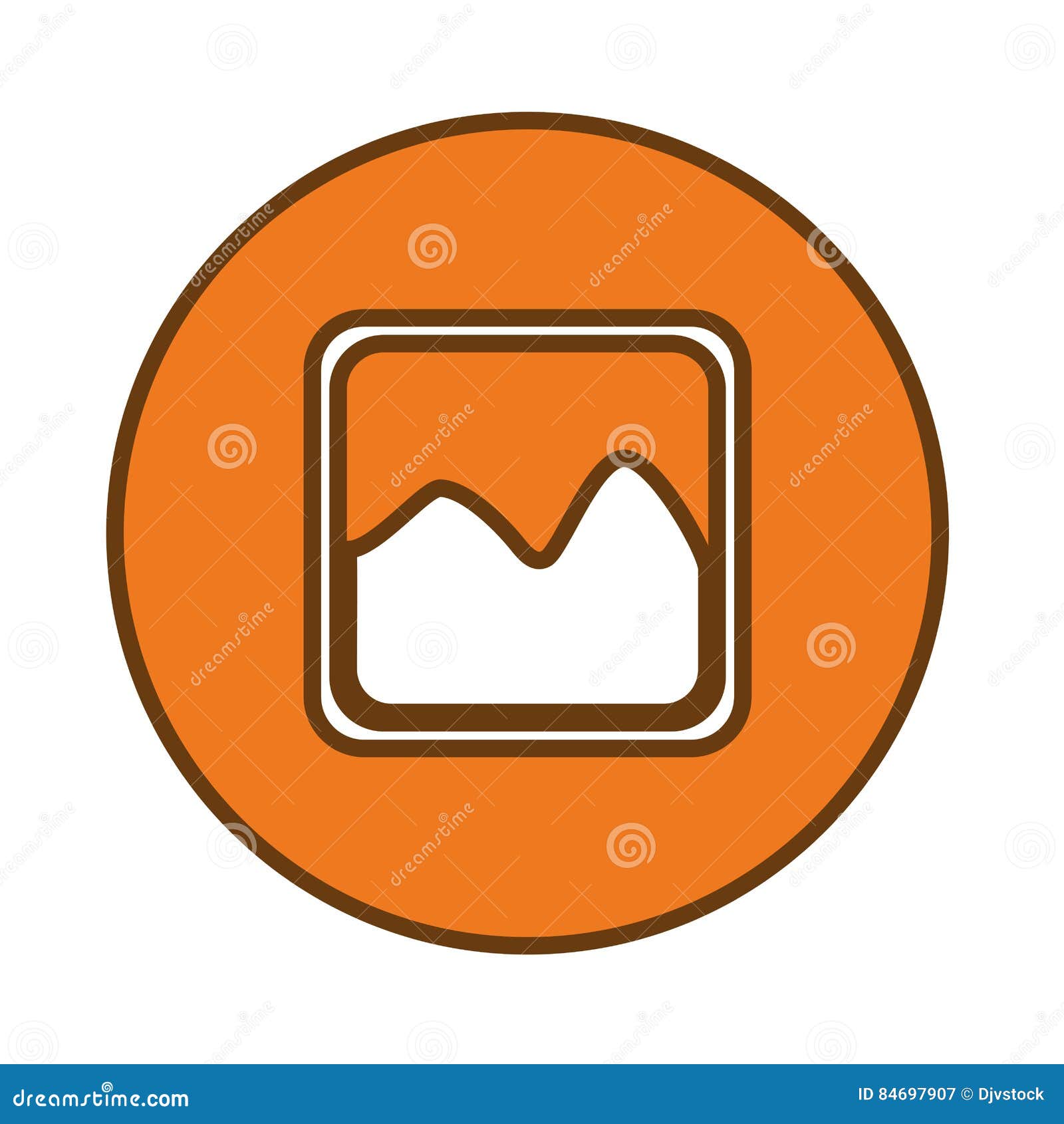 Photograph or Image Gallery Button Thumbnail Icon Image Stock ...