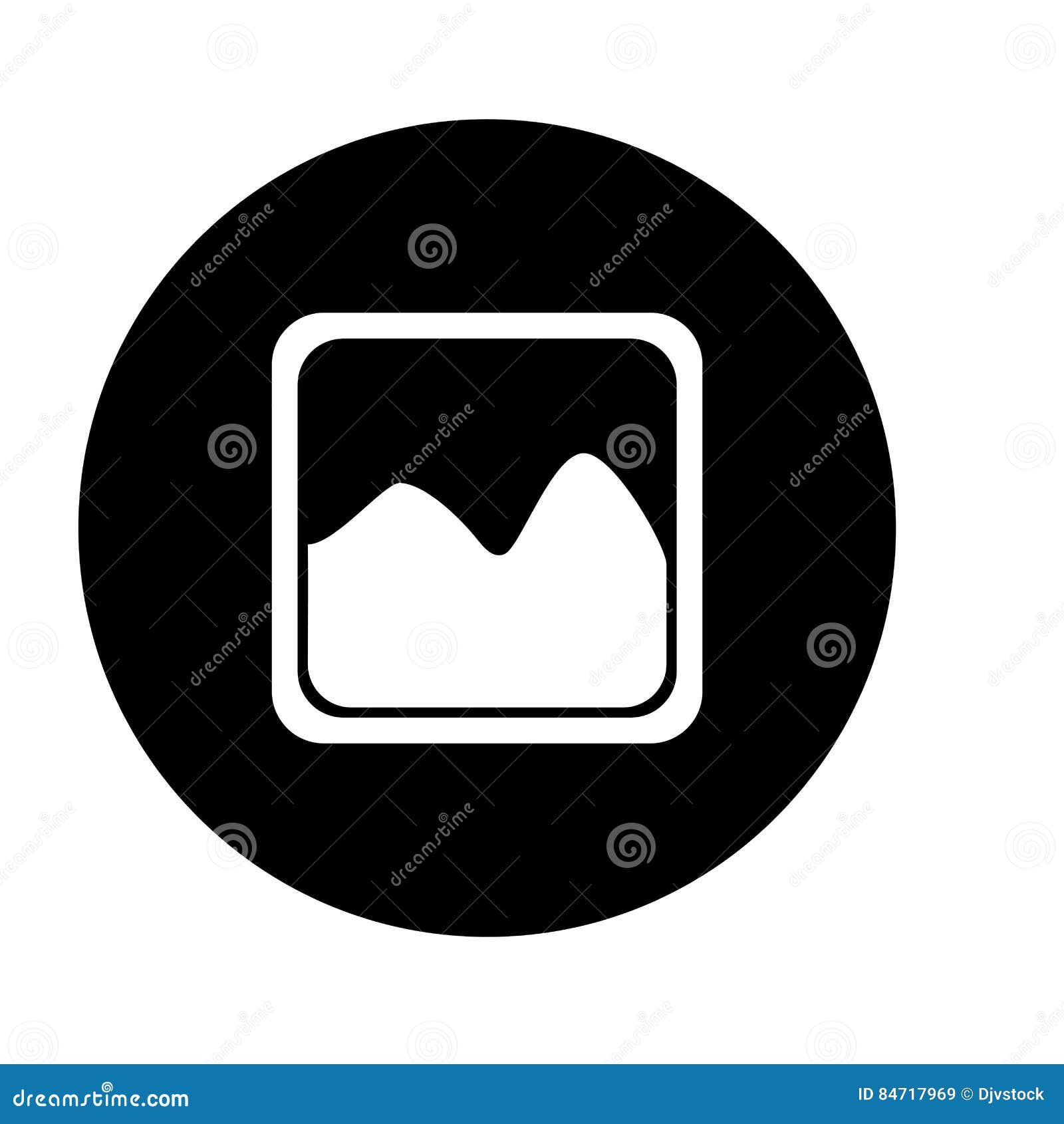 Photograph or Image Gallery Button Thumbnail Icon Image Stock ...