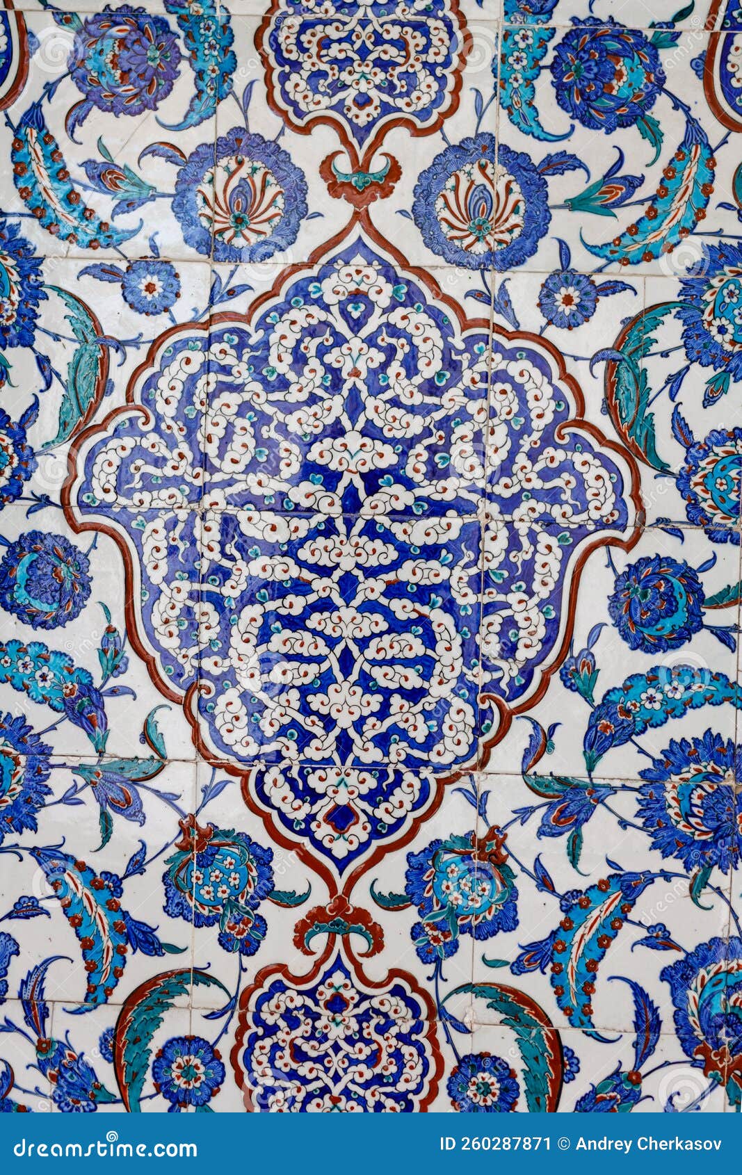Photograph Of Islamic Interior Patterns In A Turkish Islamic Mosque In ...