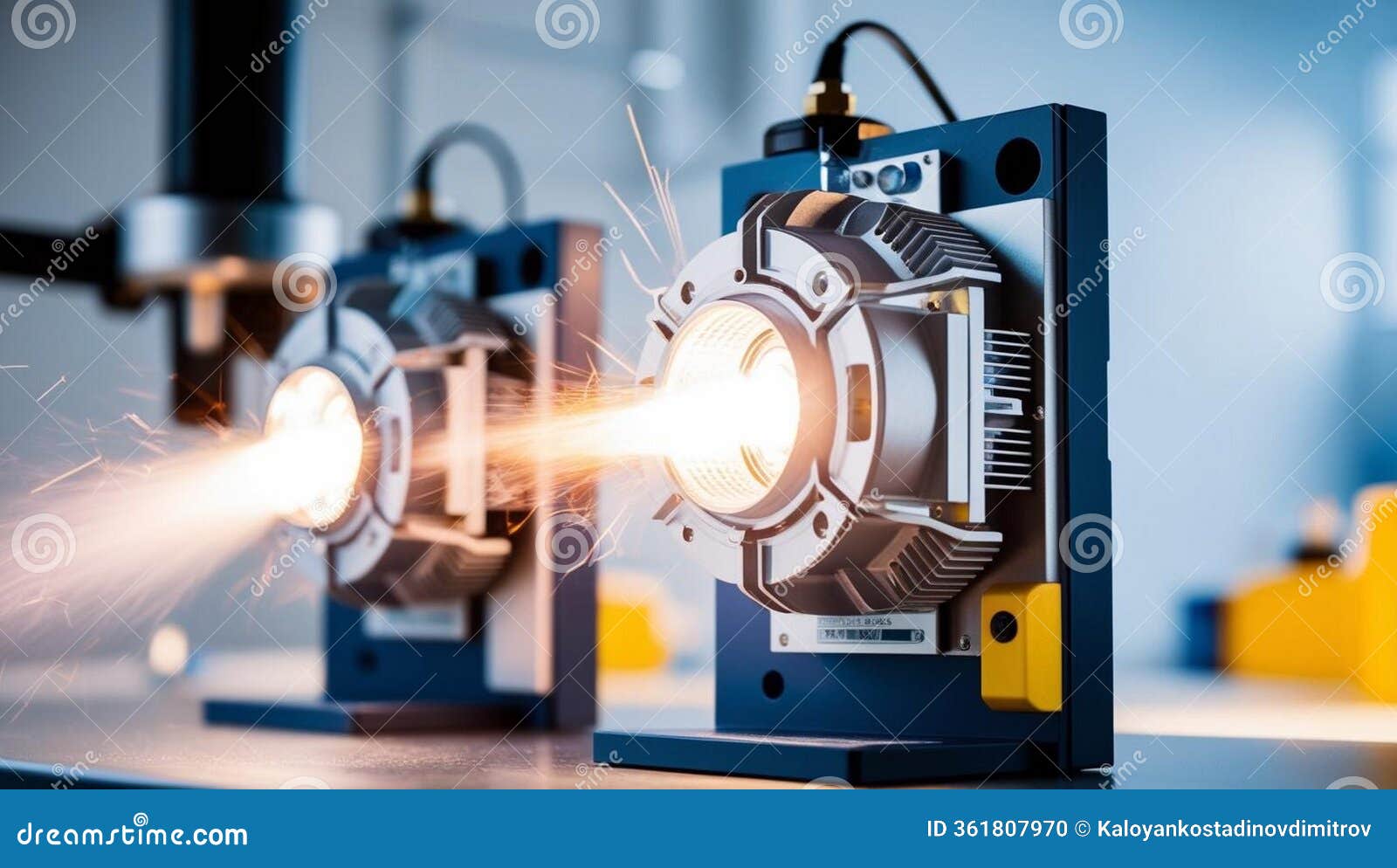 A Photograph Of A Modernly Equipped Laboratory Specializing In The ...