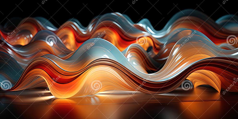 A Photograph of a Pattern in Which the Game of Light Emphasizes the ...