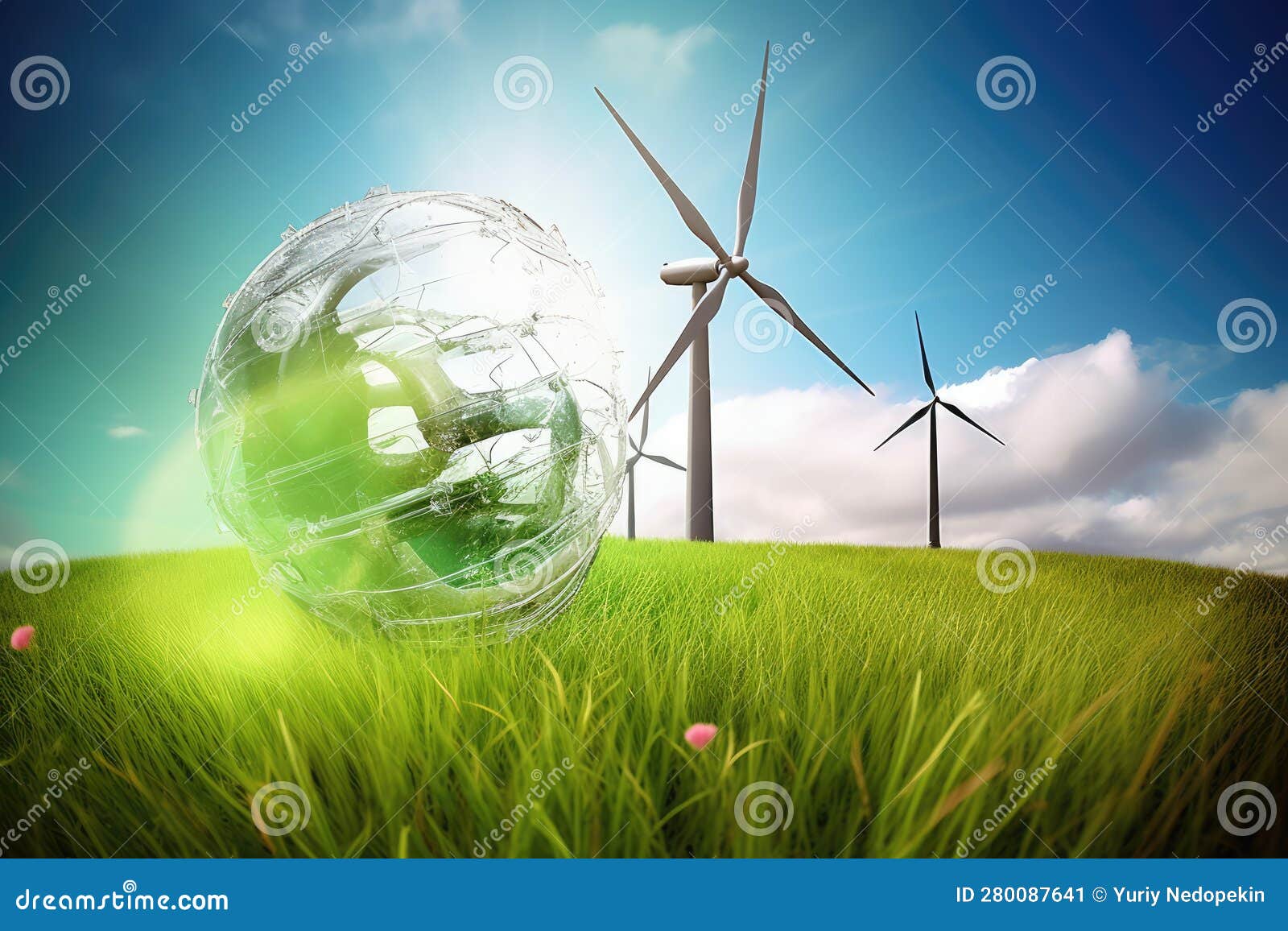 Alternative Energy Sources and Energy Efficiency. Generative AI Stock ...