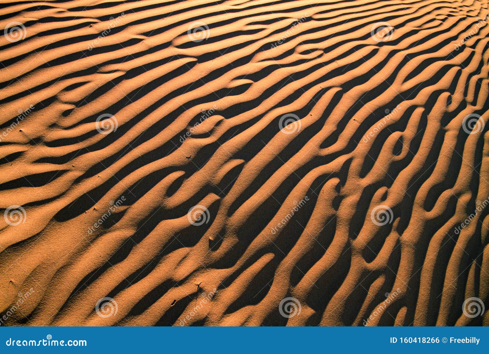 Sand Dune Pattern Perspective View Stock Photo - Image of sand, design ...