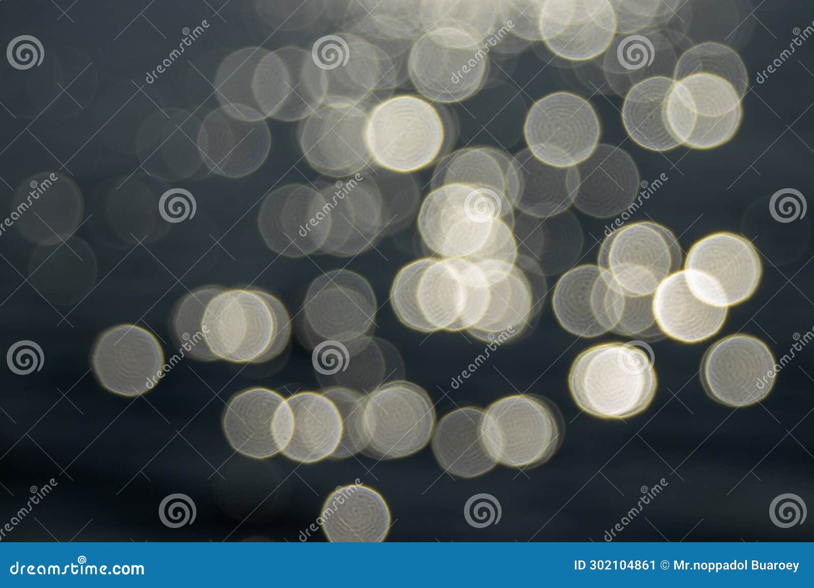 Image of the Water Surface Being Hit by Sunlight. Stock Image - Image ...