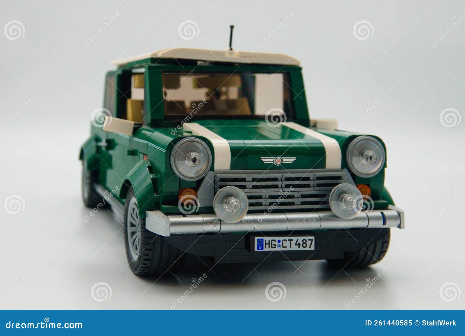 Mini Cooper Lego Creator 10242 on a White Background Editorial Image ...