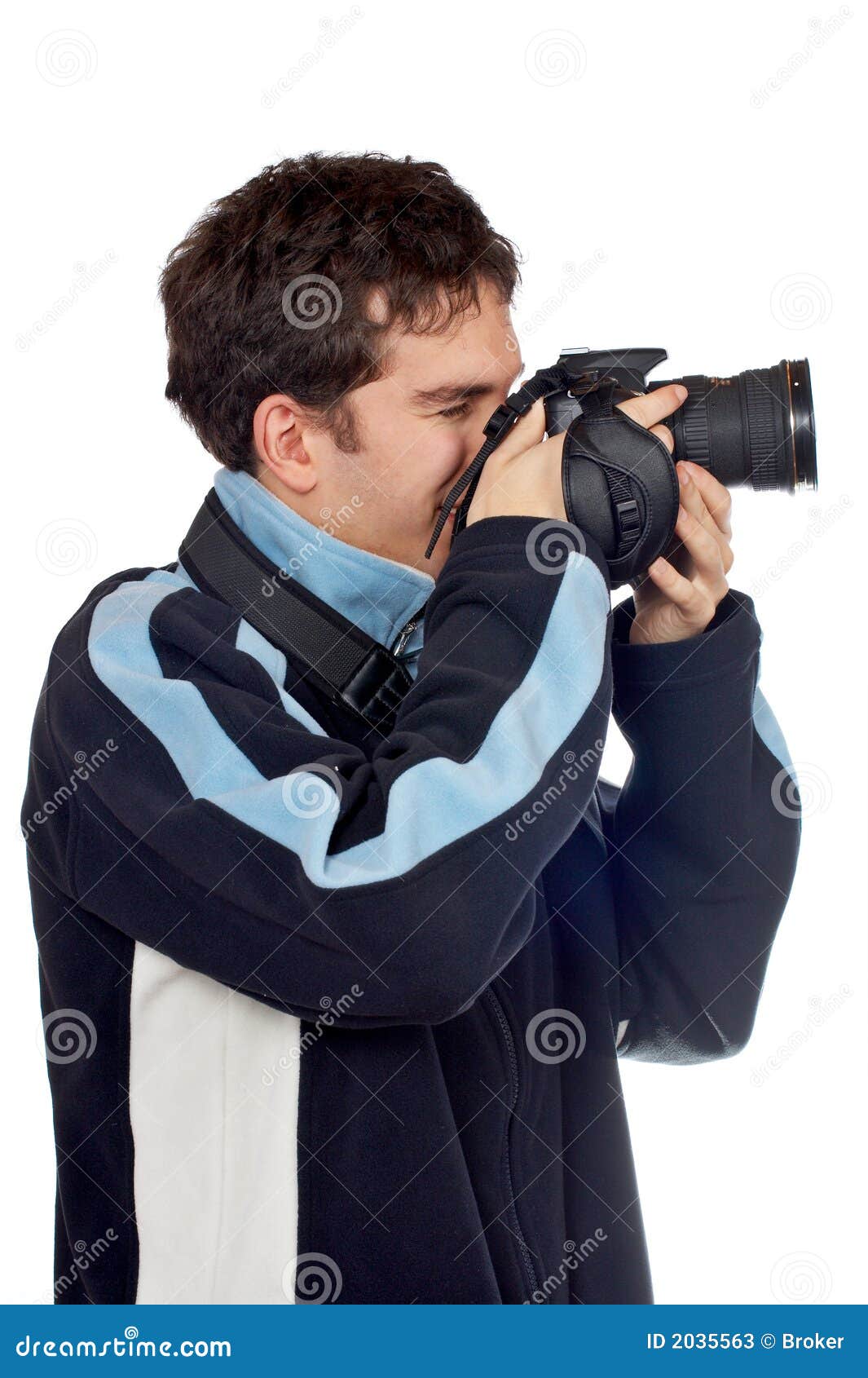 Photographer stock image. Image of work, device, photographer - 2035563