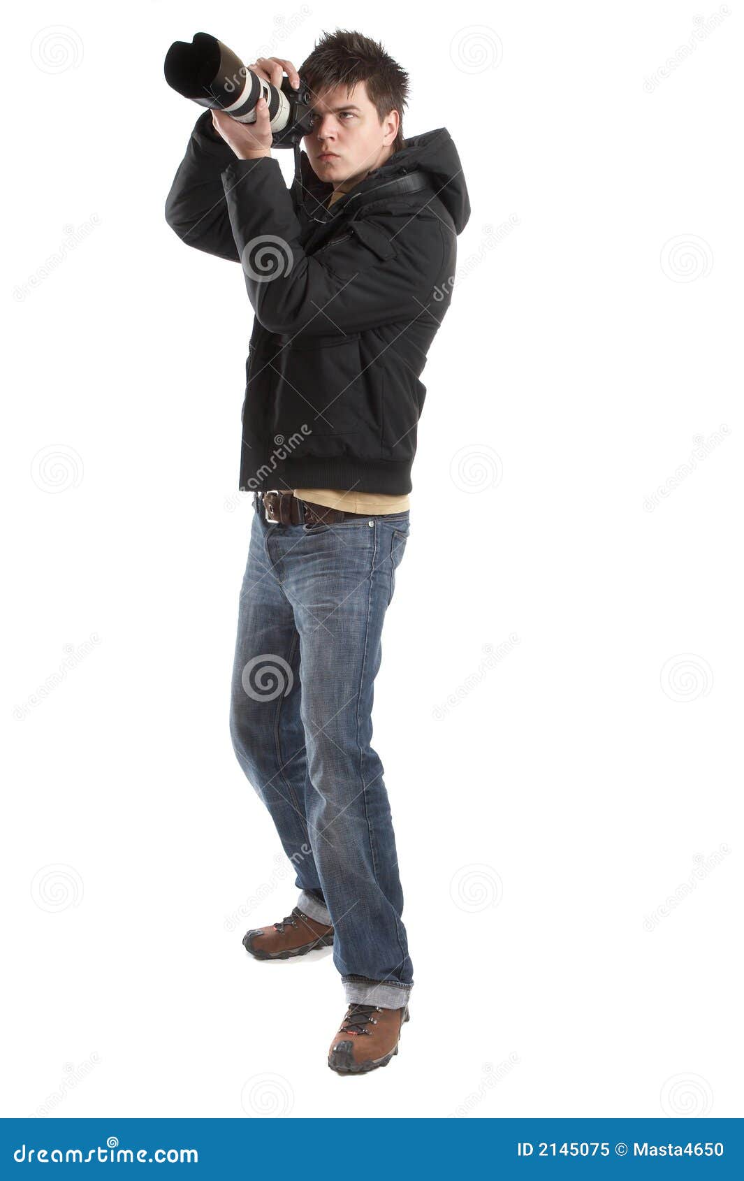 Photographer stock image. Image of lens, media, creative - 2145075