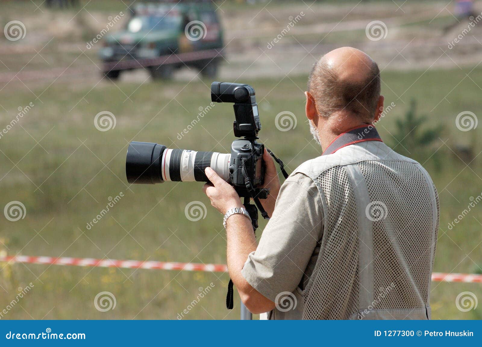 Photographer behind work stock photo. Image of hand, film - 1277300