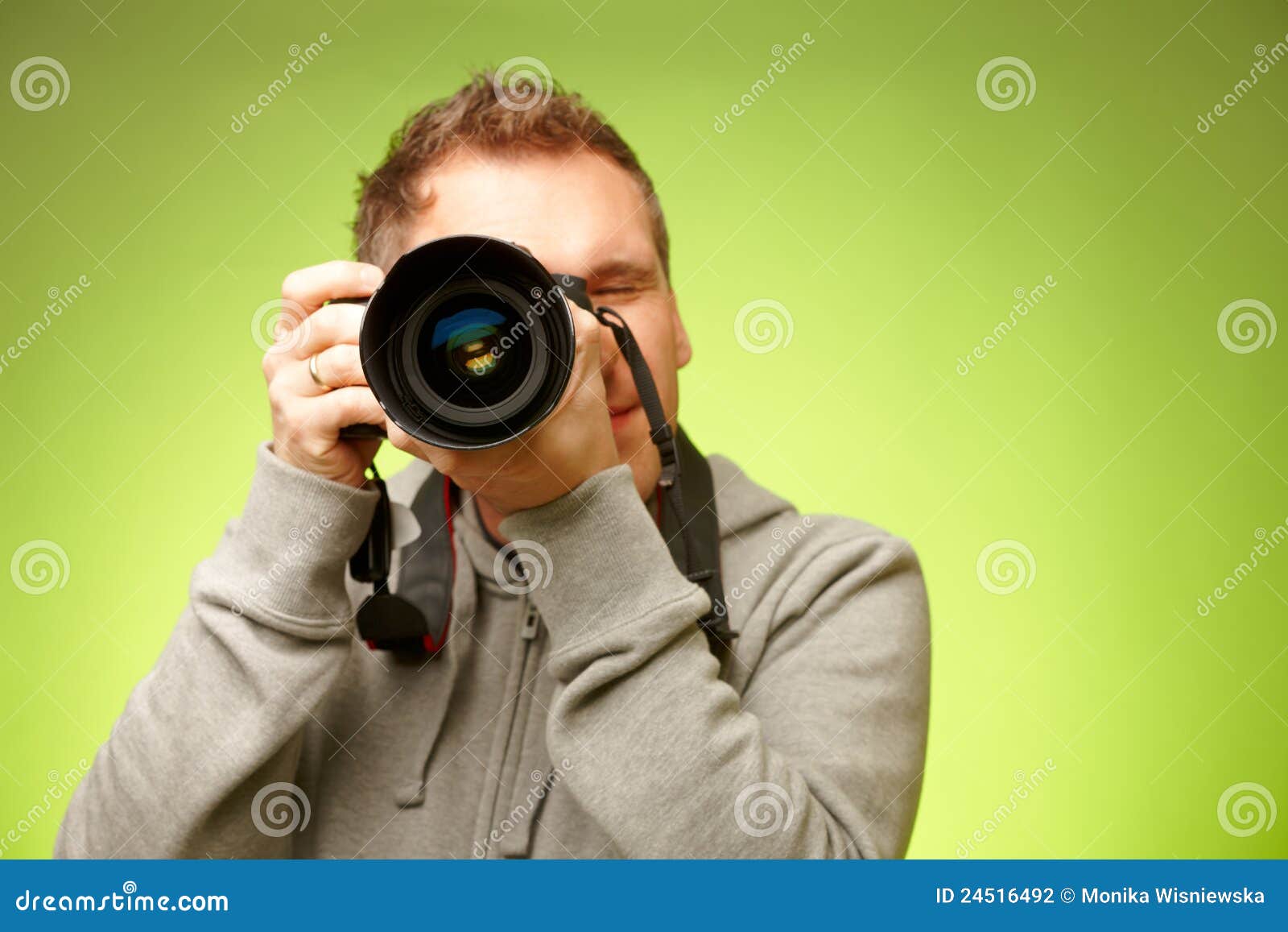Photographer with camera stock photo. Image of person - 24516492