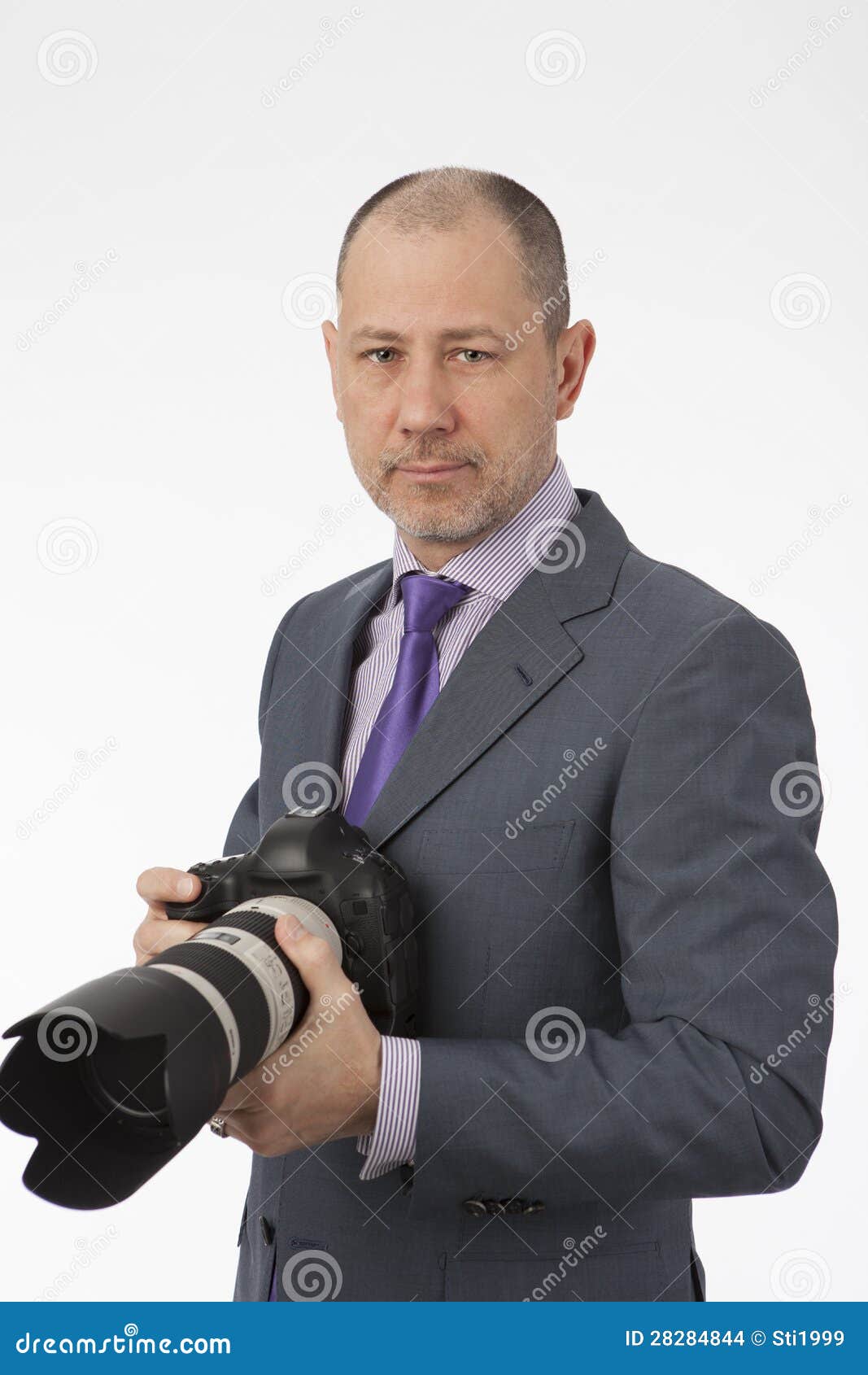 Photographer with camera stock photo. Image of origin - 28284844
