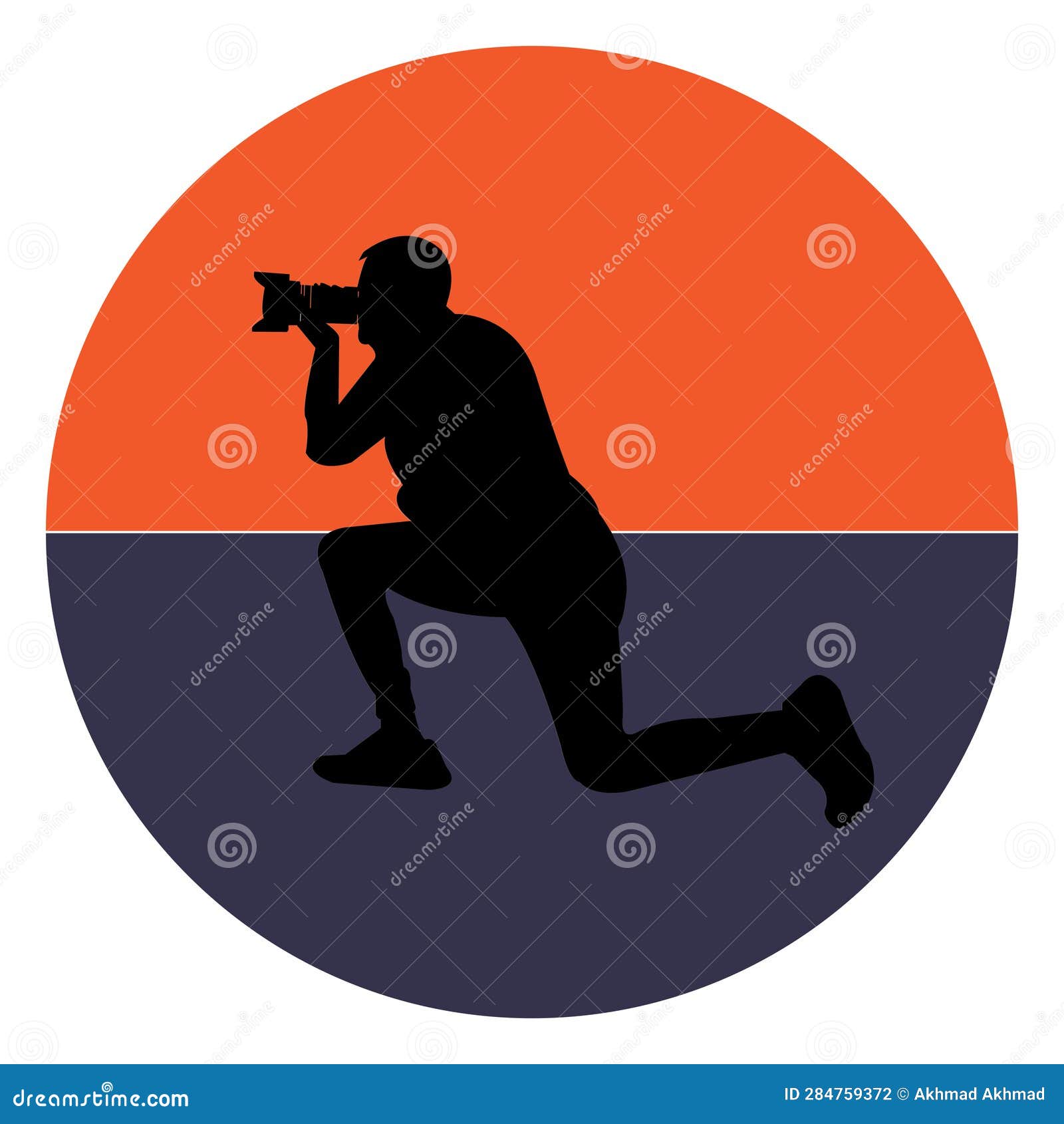 Photographer icon stock vector. Illustration of background - 284759372
