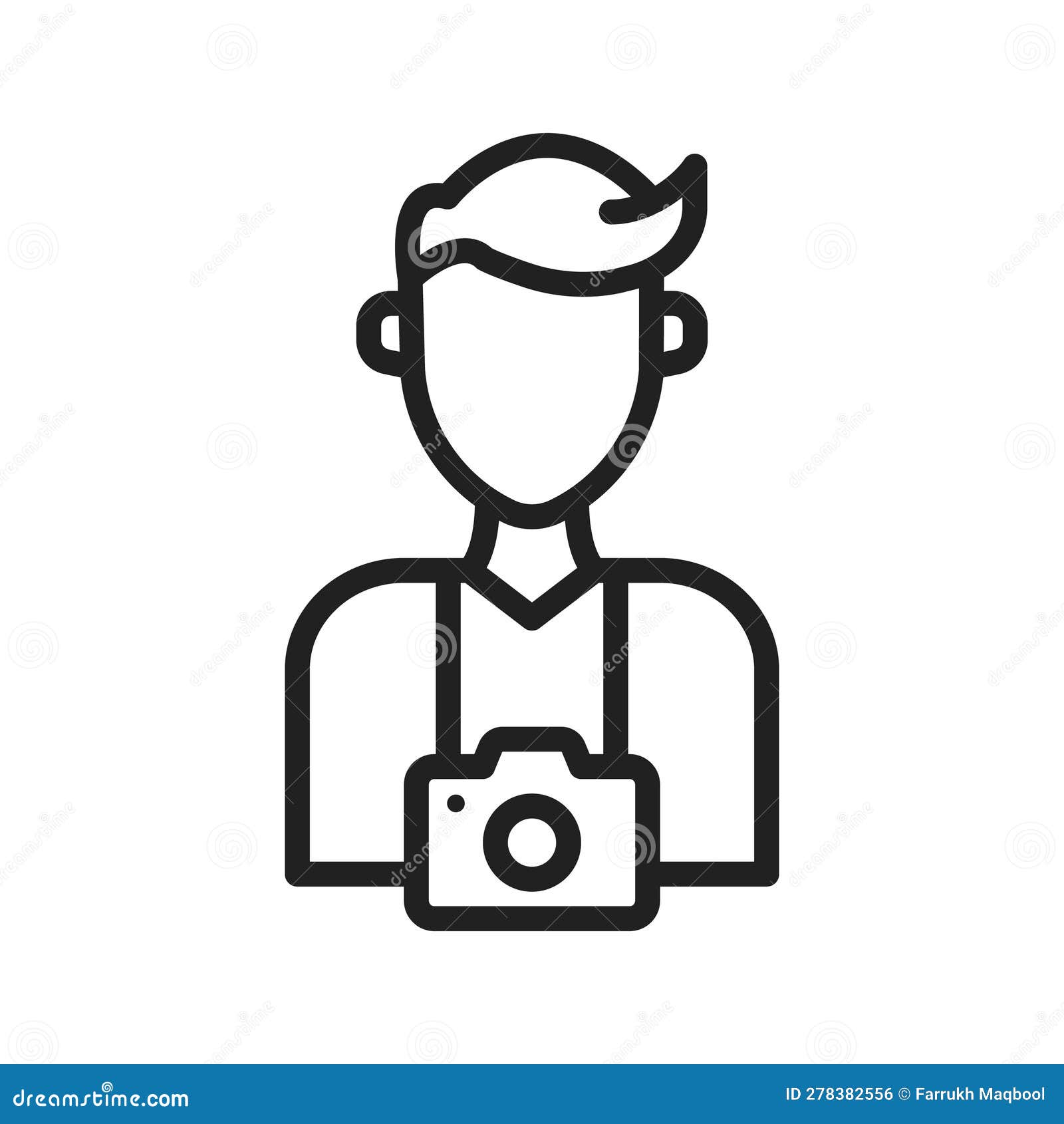 Photographer Icon Vector Image. Stock Vector - Illustration of concept ...