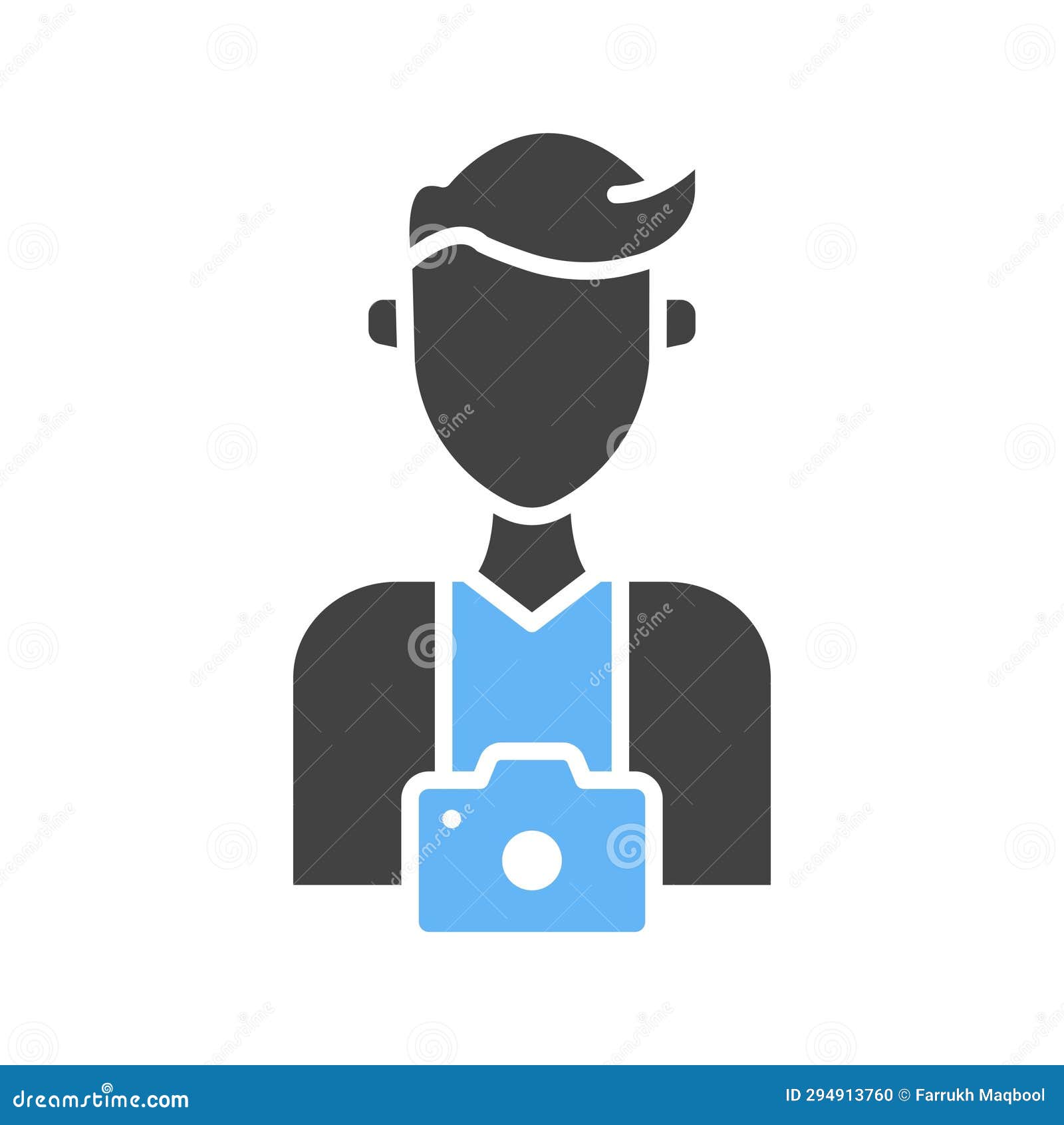 Photographer Icon Vector Image. Stock Vector - Illustration of concept ...