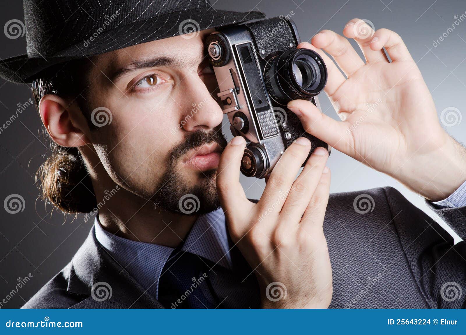 Photographer Man with Camera Stock Photo - Image of photographing ...