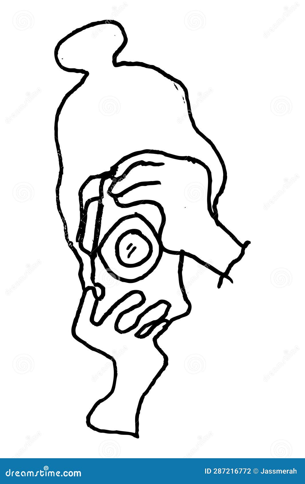 Photographer Man, Simple Hand Draw Sketch Vector, Isolated on White ... Photographer Man, Simple Hand Draw Sketch Vector, Isolated on White ...