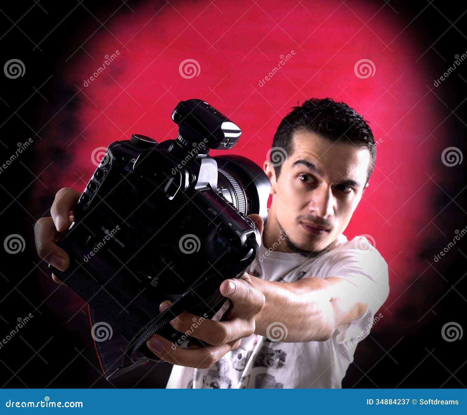 Photographer stock image. Image of male, photograph, people - 34884237