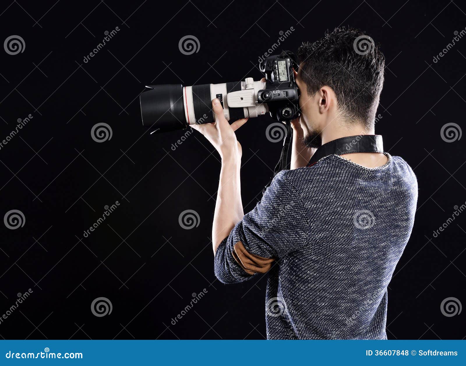 Photographer stock photo. Image of holding, photograph - 36607848