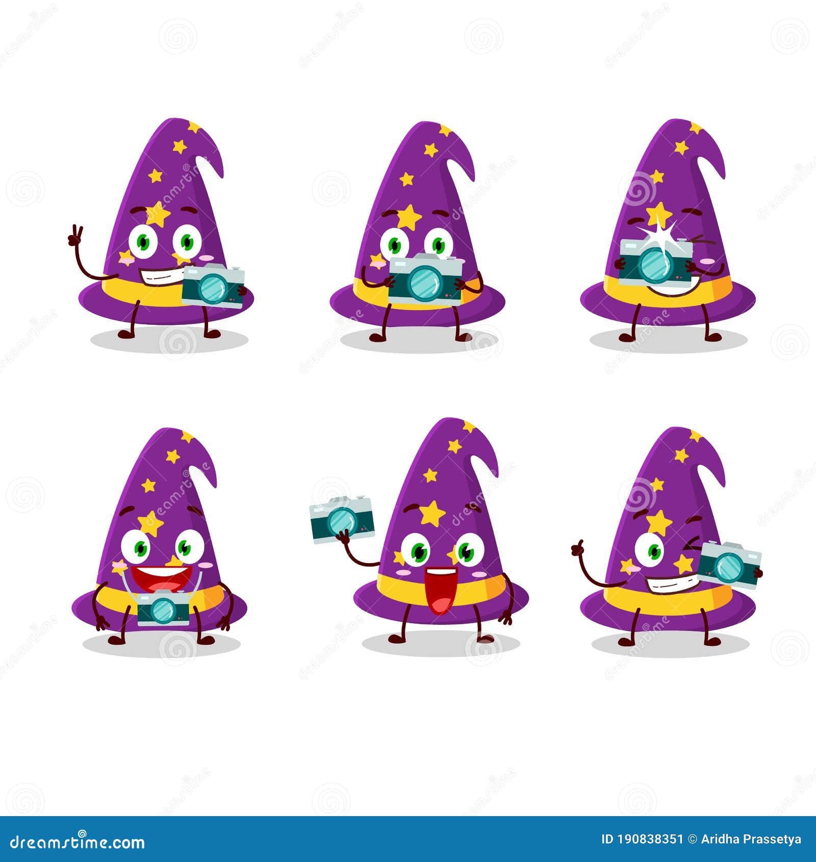 Wizard Emoticon Face Emoji Cartoon Icon Vector Illustration ...