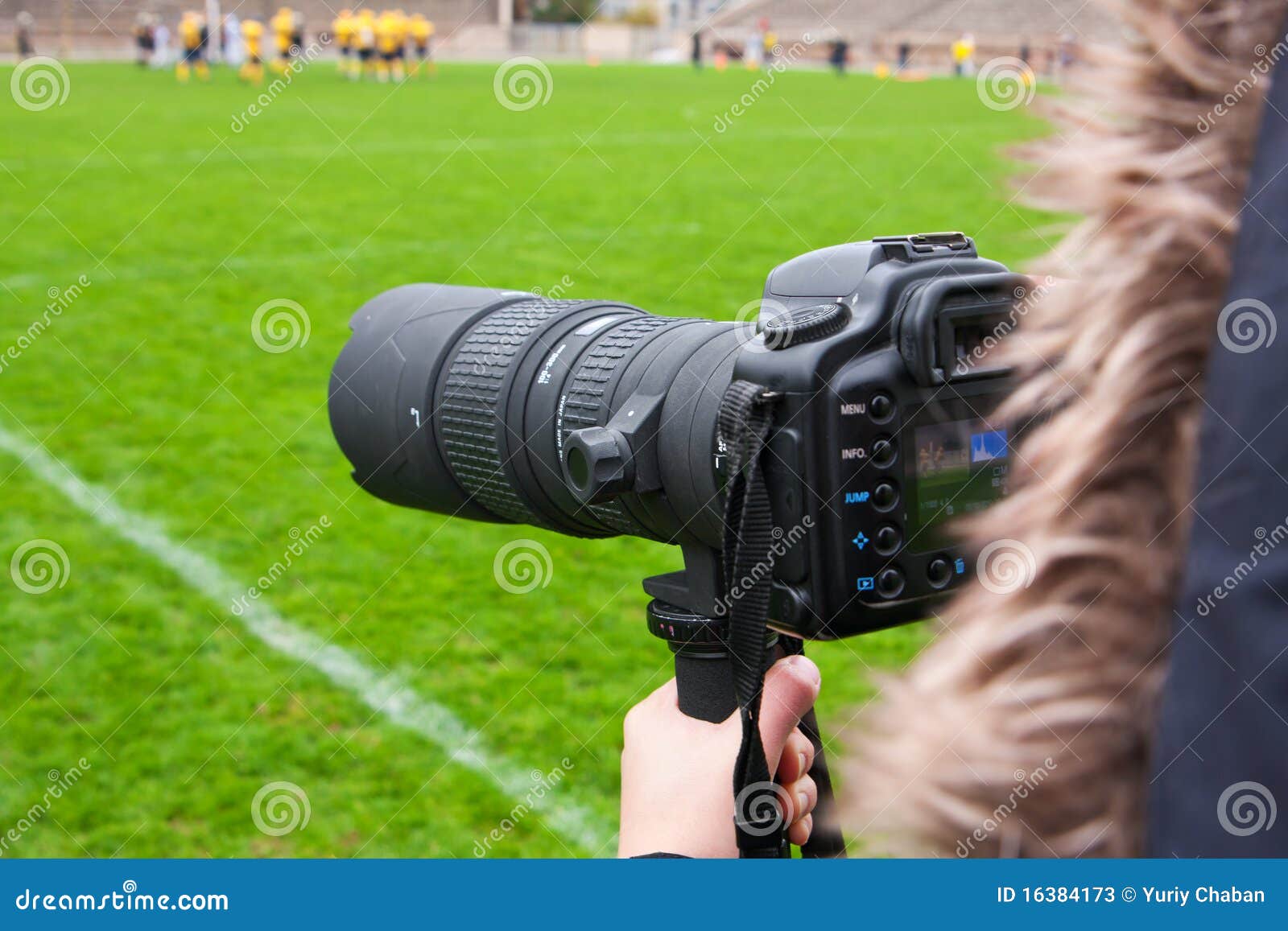 Photographer Shooting Rugby Stock Image - Image of rugby, profession ...