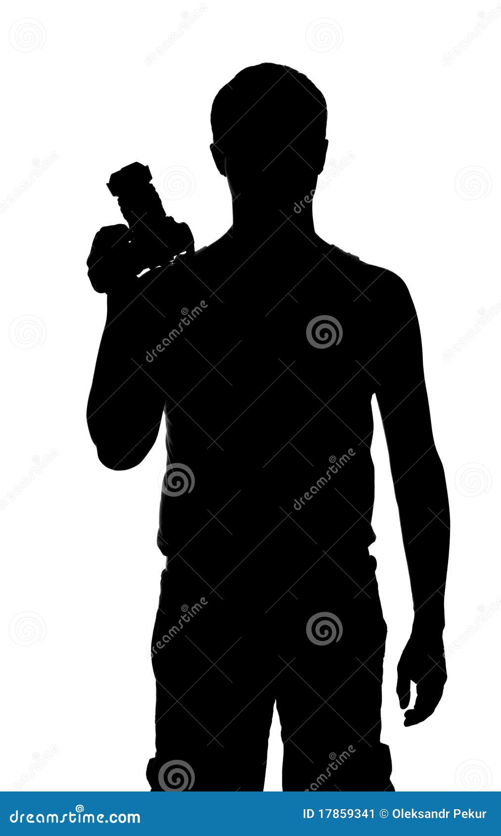 Photographer silhouette stock image. Image of vertical - 17859341