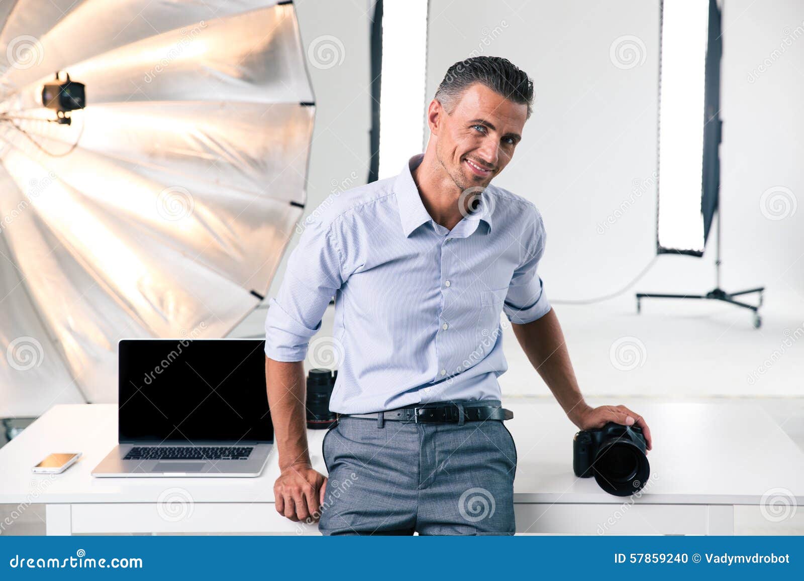 Photographer Sleeping at His Workplace Stock Photo - Image of people ...