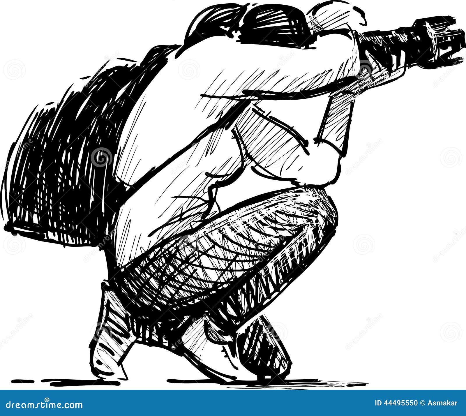 Photographer takes picture stock vector. Illustration of shooting ... Photographer takes picture stock vector. Illustration of shooting ...