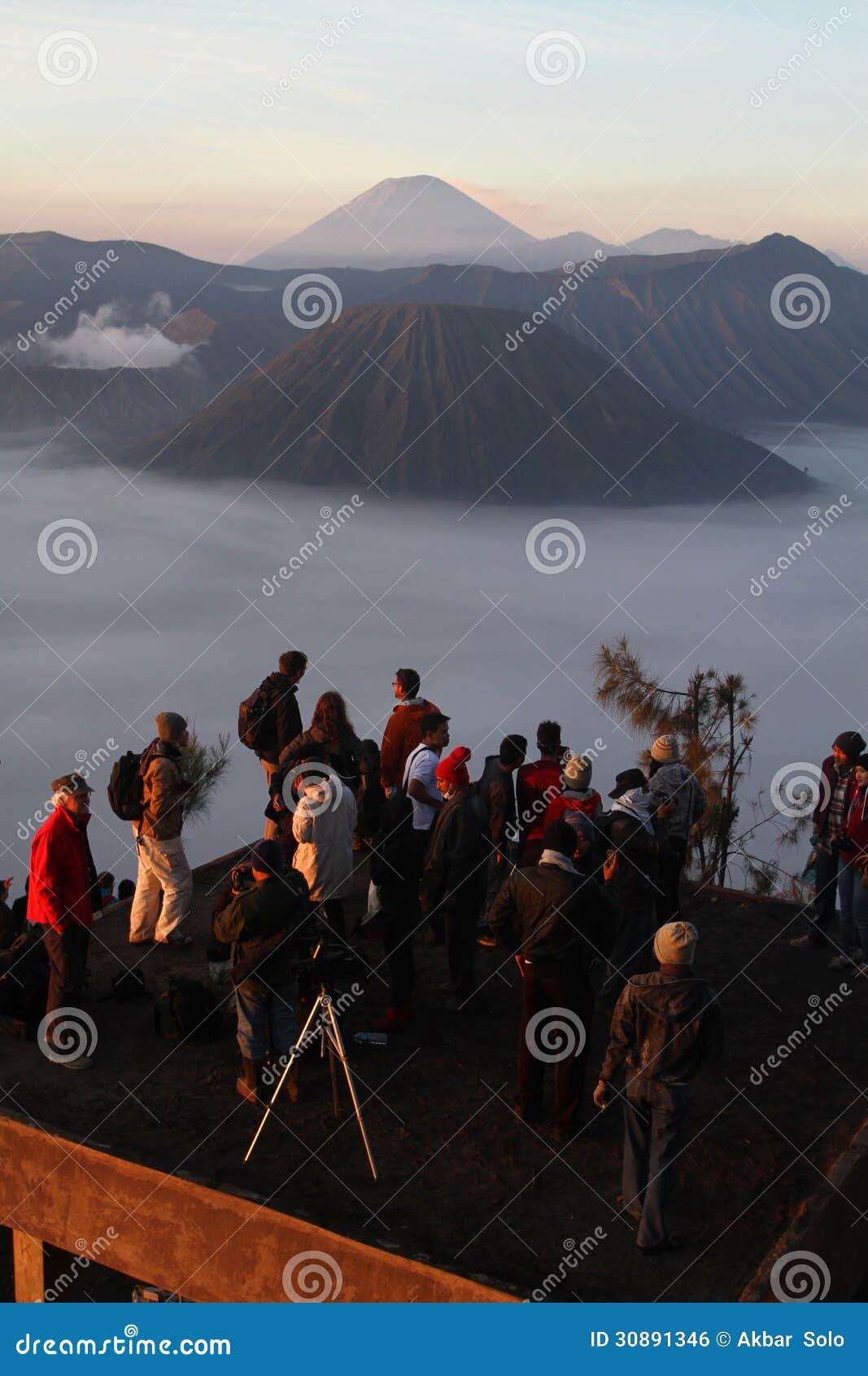 Photographer Taking Picture of Mount Bromo Editorial Photo - Image of ...
