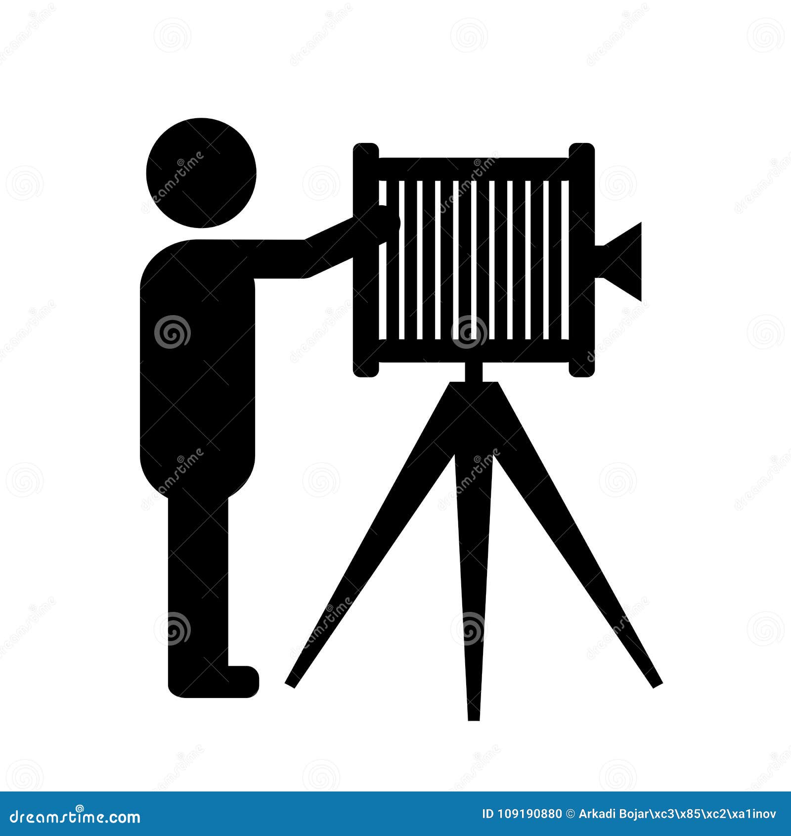 Photographer Vector Illustration Icon Collection Set. Journalist ...
