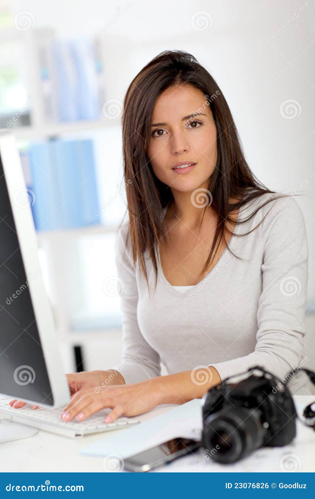 Photographer at work stock photo. Image of editorial - 23076826