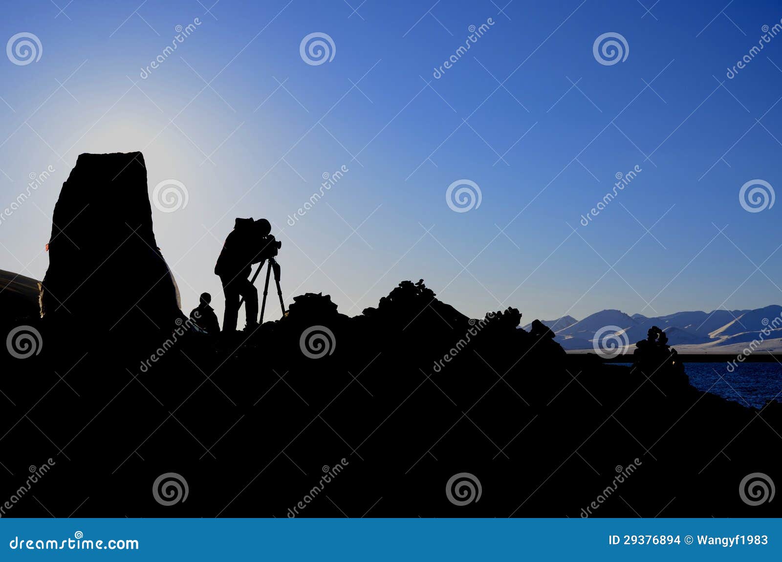Photographer at work stock photo. Image of profile, nature - 29376894
